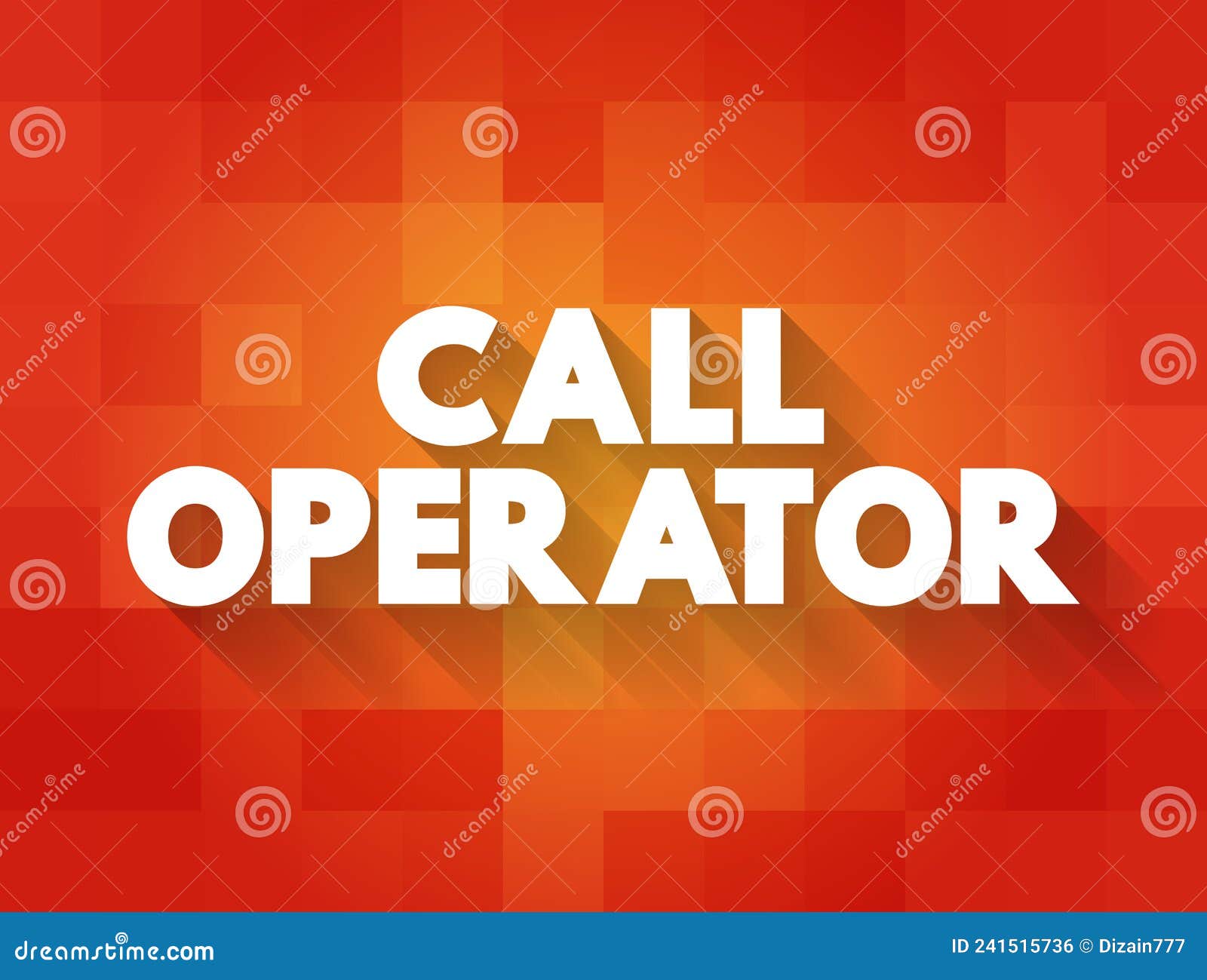 Call Operator Text Quote, Concept Background Stock Illustration ...