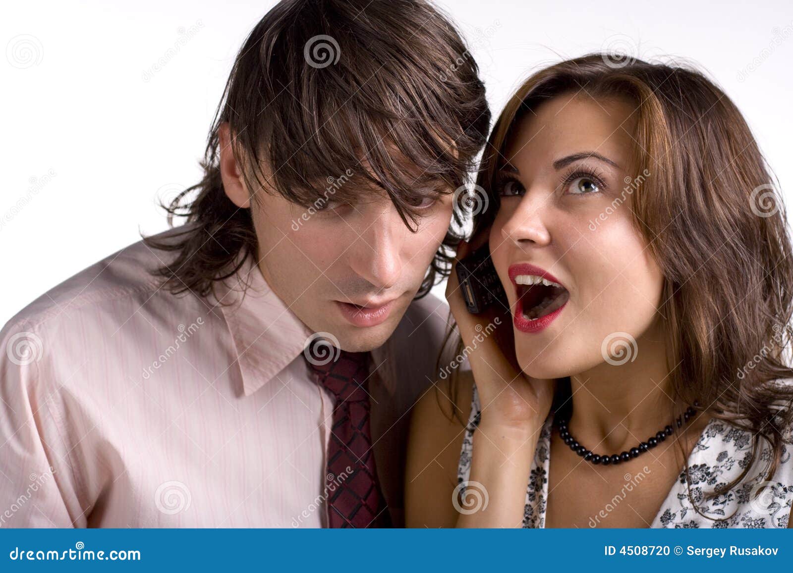 Call parents stock photo. Image of head, attractive, beautiful - 4508720