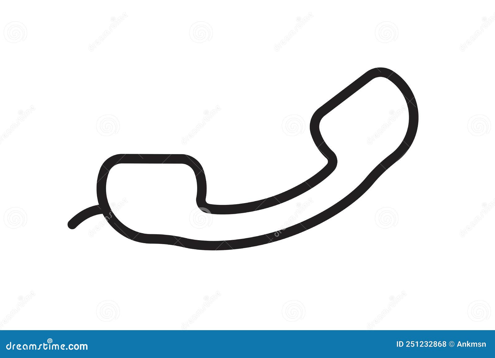 Call Phone Icon. Communication and Support Vector Symbol Stock Vector ...