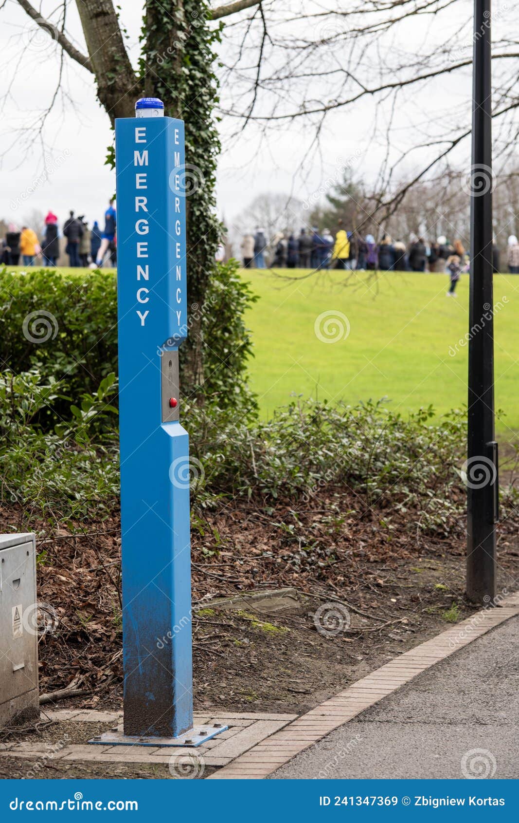 Emergency, Pole To Indicate Assistance Stock Image - Image of internet ...