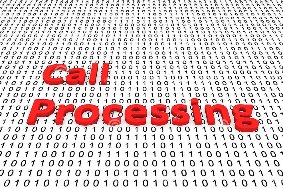Call processing stock illustration. Illustration of response - 91774054