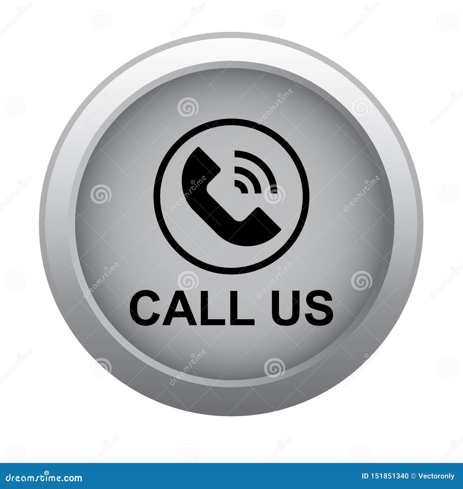 Call us stock illustration. Illustration of buttons - 151851340