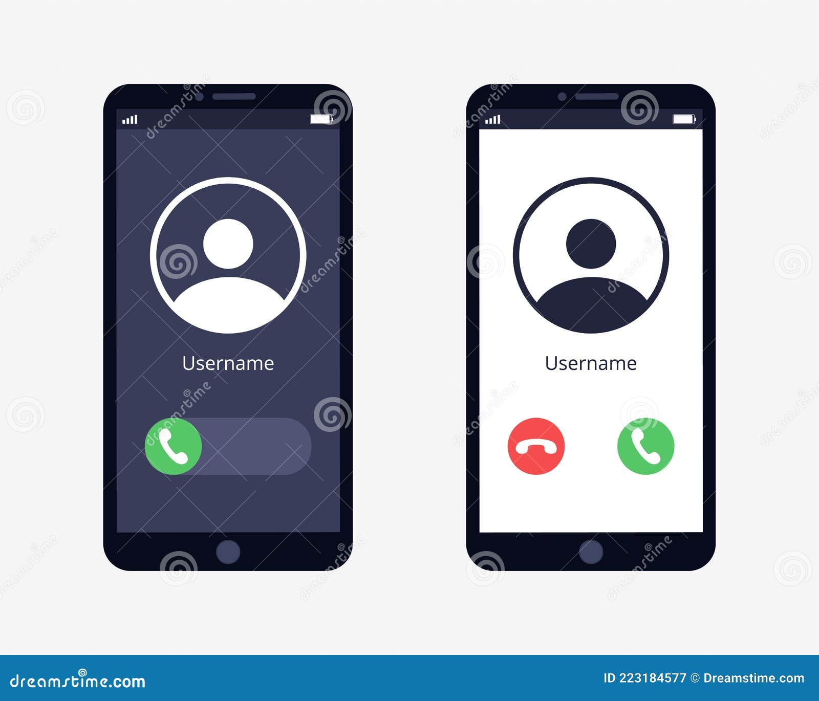 Call Screen is Installed on the Smartphone. Accept Button, Reject ...
