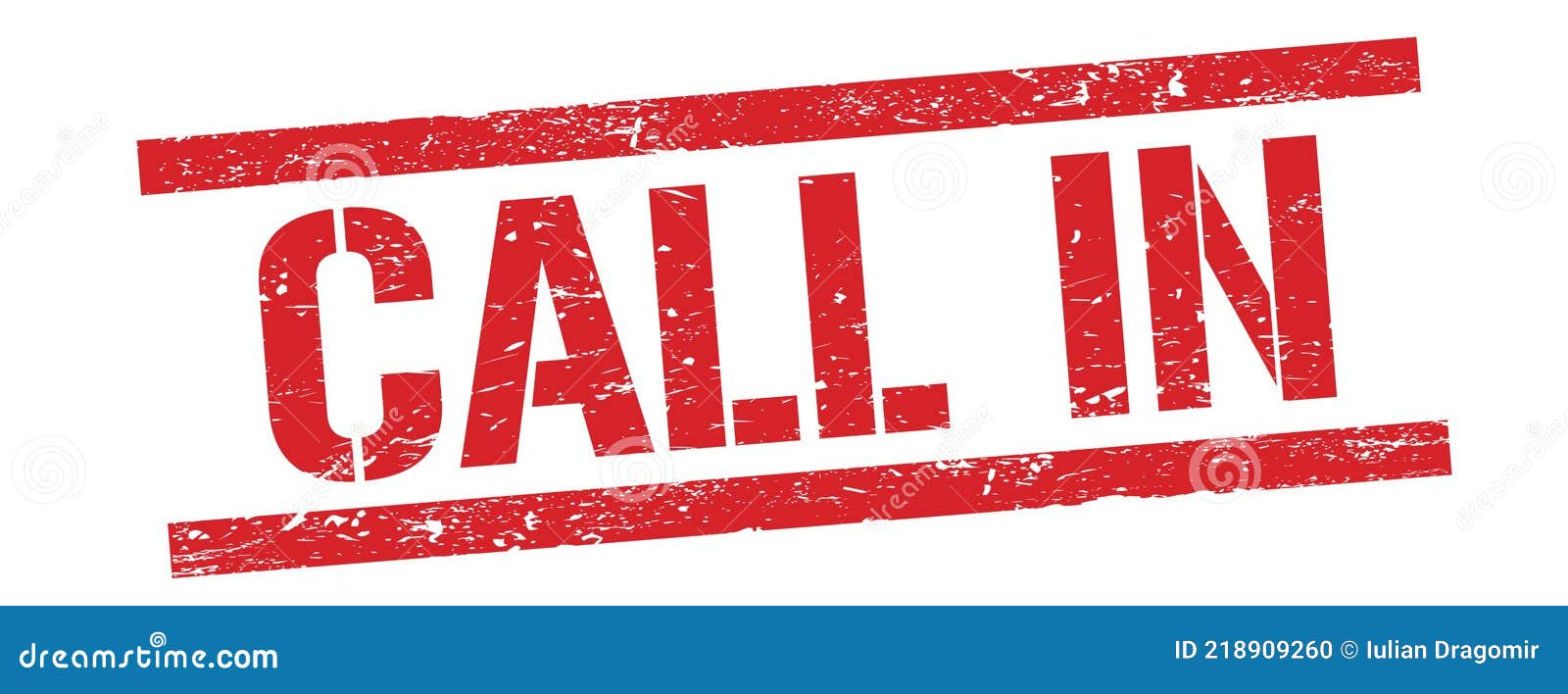 CALL in Text on Red Vintage Lines Stamp Stock Illustration ...