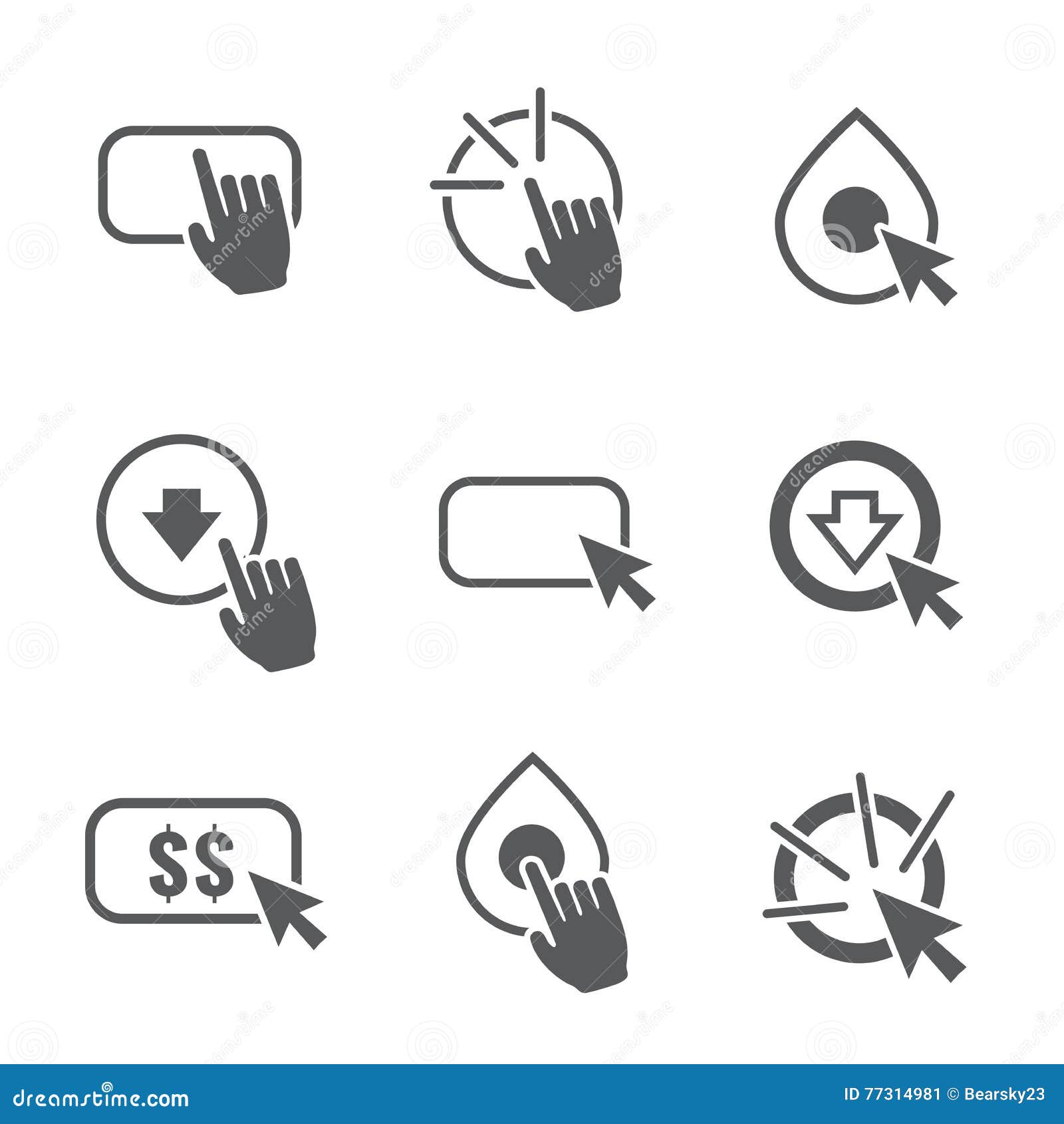 Action Icon. Call To Action, CTA. Flat Vector Illustration ... Action Icon. Call To Action, CTA. Flat Vector Illustration ...