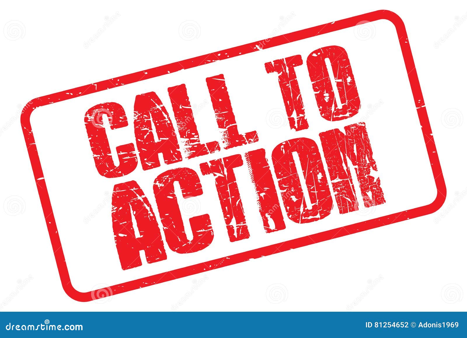 Call to action stock vector. Illustration of concept - 81254652
