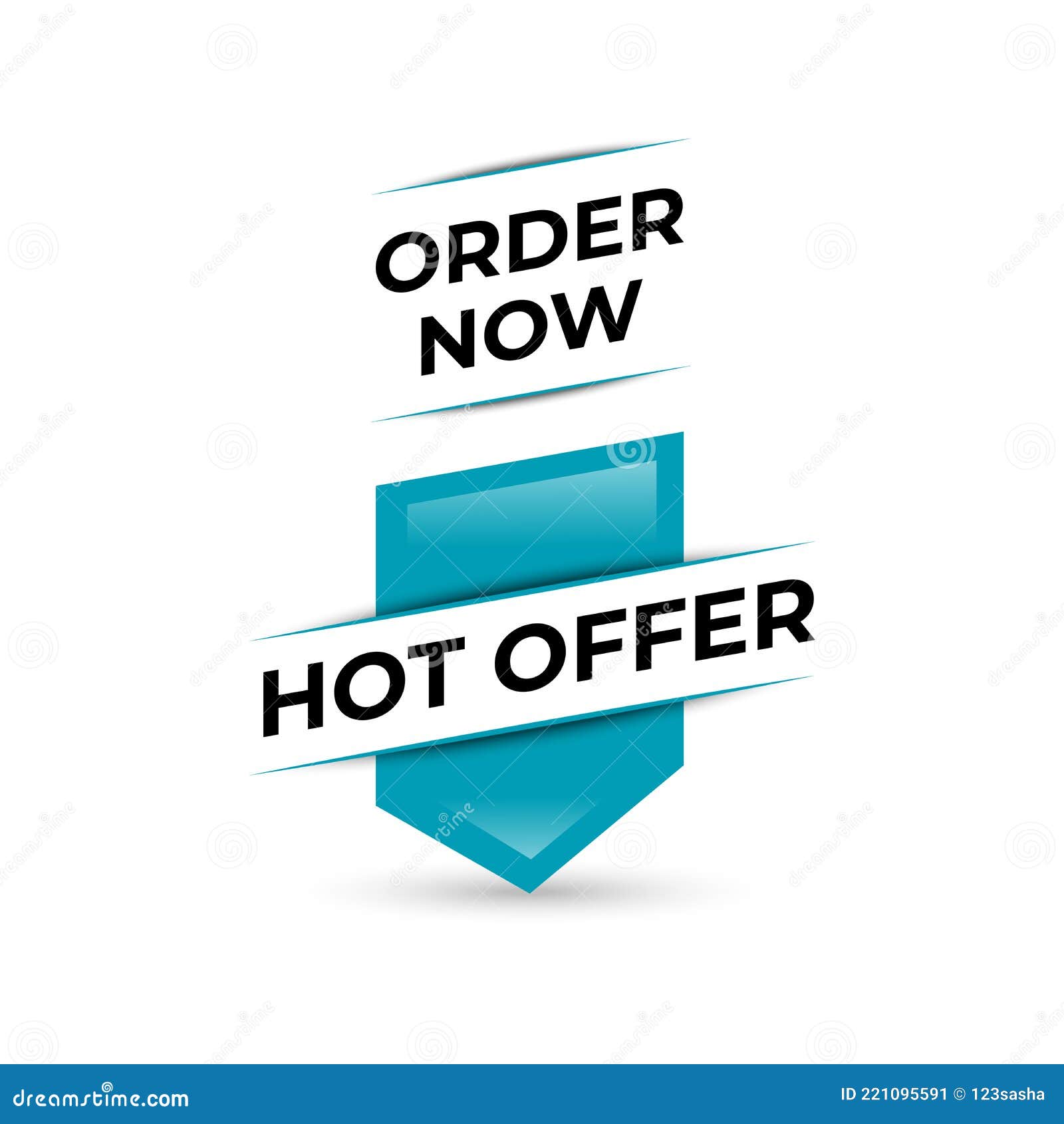 Call To Action Vector Pointer, Order Now Stock Vector - Illustration of ...