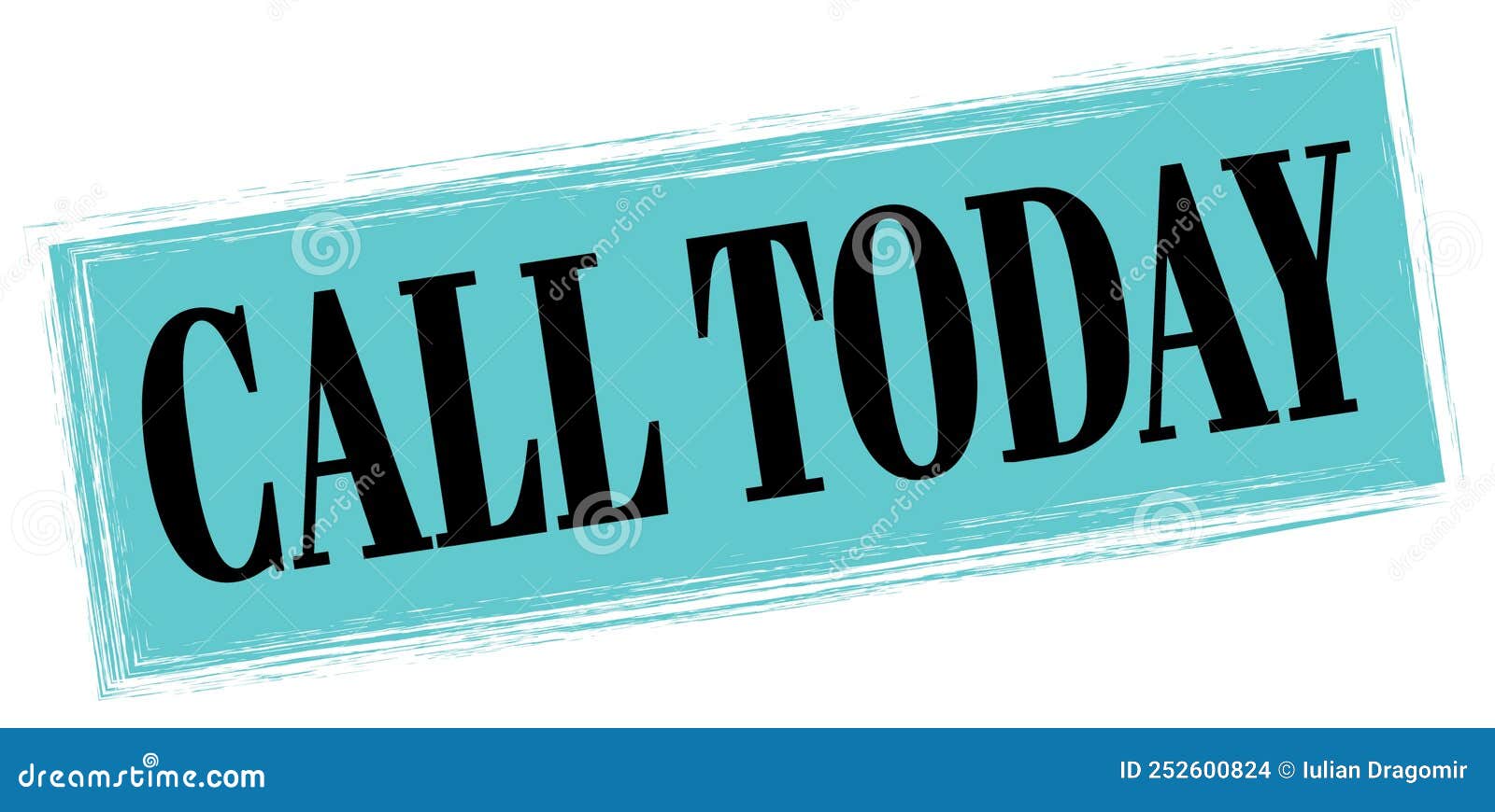 CALL TODAY Text Written on Blue-black Stamp Sign Stock Illustration ...