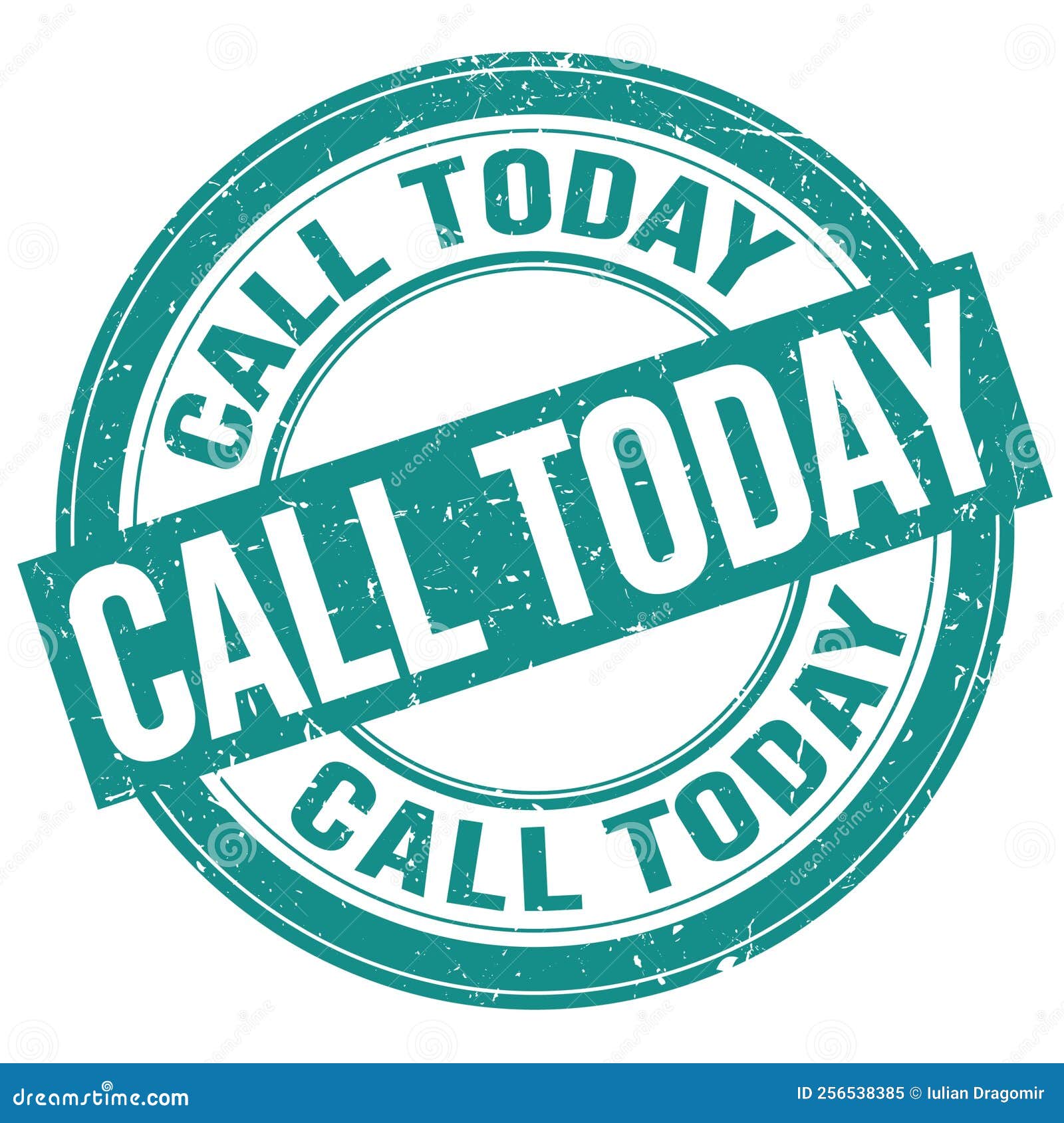 CALL TODAY Text Written on Blue Round Stamp Sign Stock Image - Image of ...