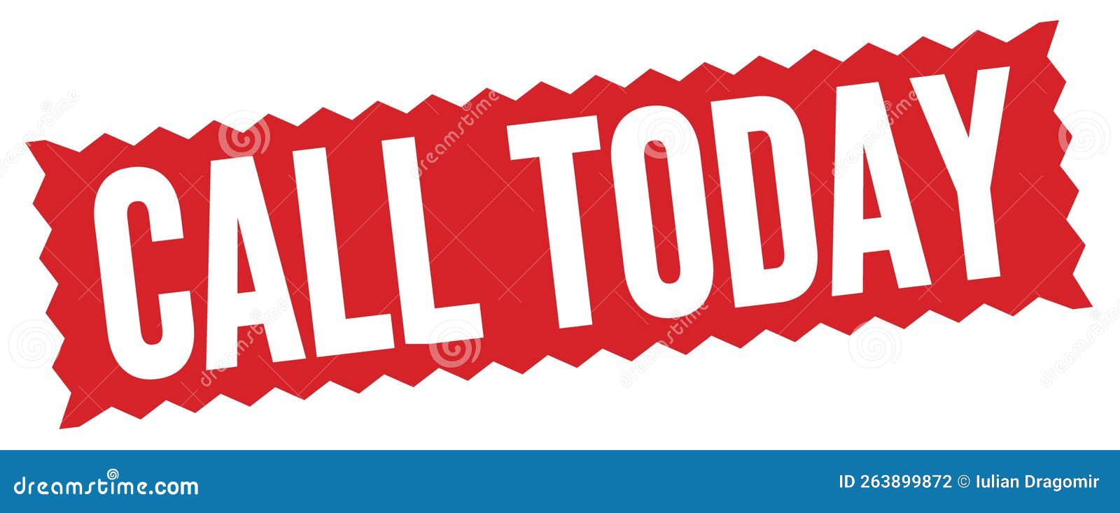 CALL TODAY Text Written on Red Stamp Sign Stock Illustration ...