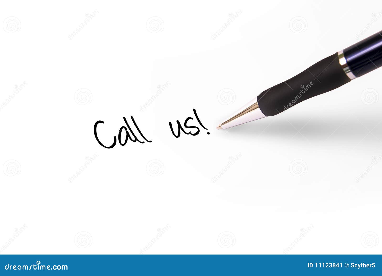 Call us stock image. Image of call, pencil, sentence - 11123841