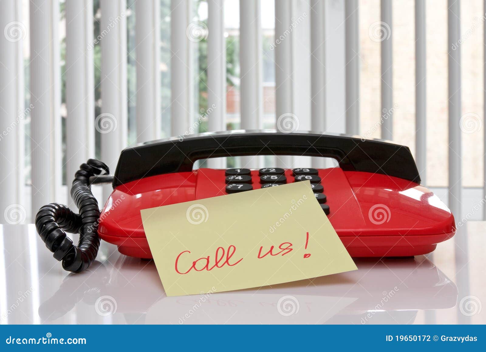 Call us! stock photo. Image of business, paper, clip - 19650172