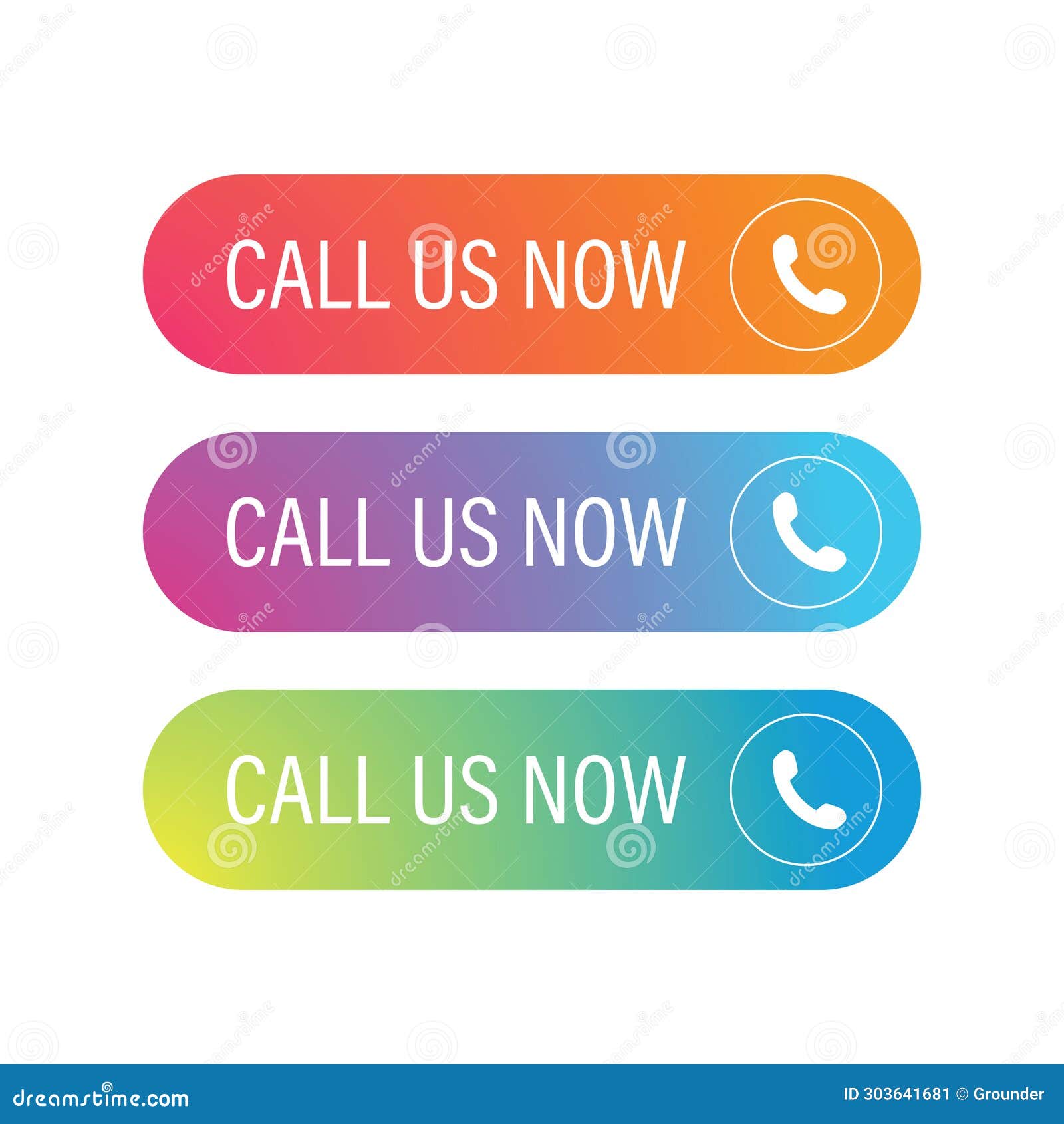 Call us Now icons button stock illustration. Illustration of internet ...