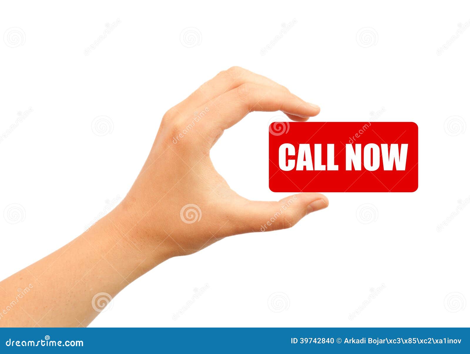Call us now stock photo. Image of showing, symbol, service - 39742840