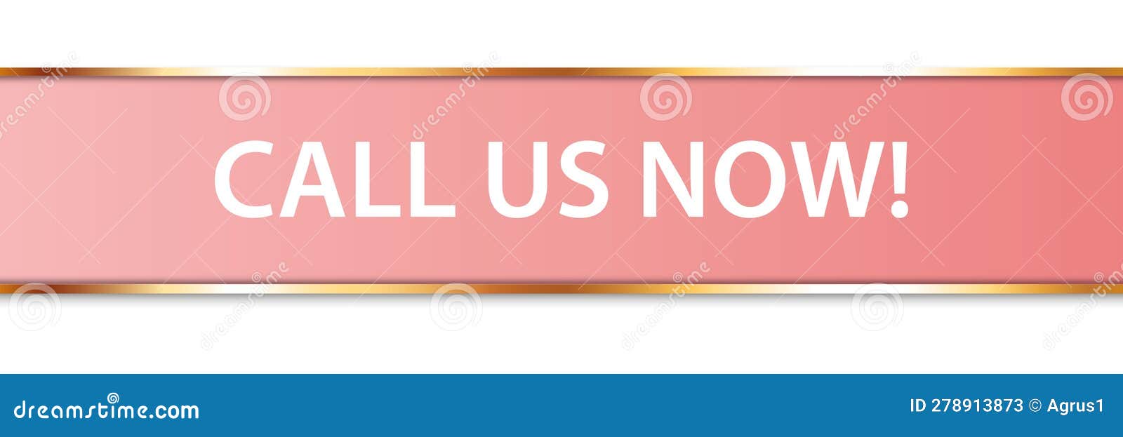 CALL US NOW - Vector Illustration of Long Red Colored Ribbon Banner ...
