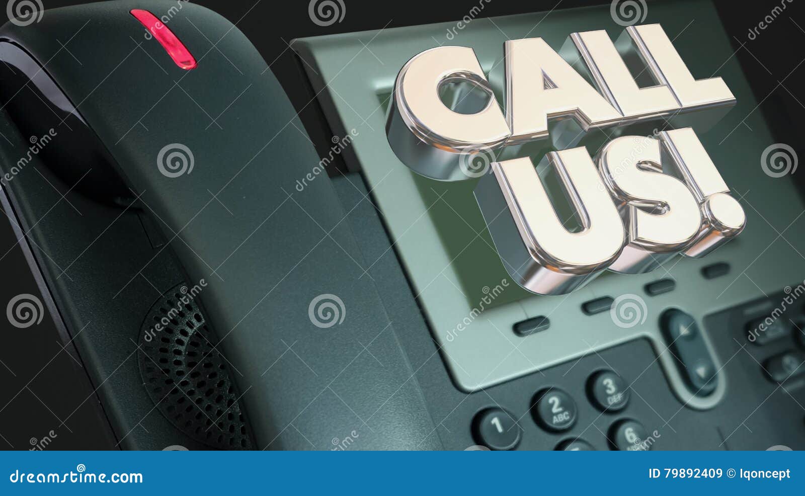 Call Us Telephone CTA Order Now Words Stock Illustration - Illustration ...
