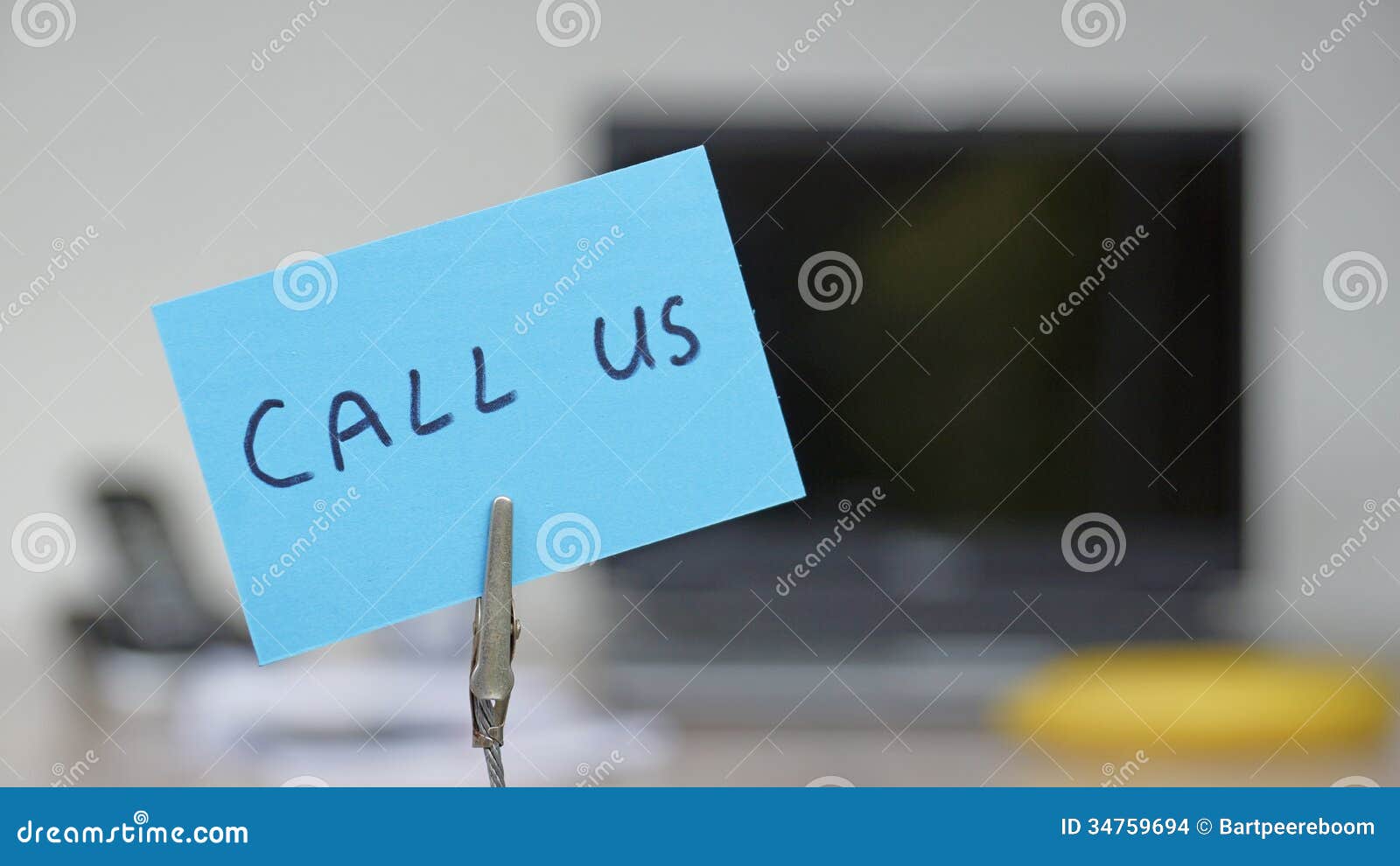 Call us stock photo. Image of notice, notepaper, sticky - 34759694