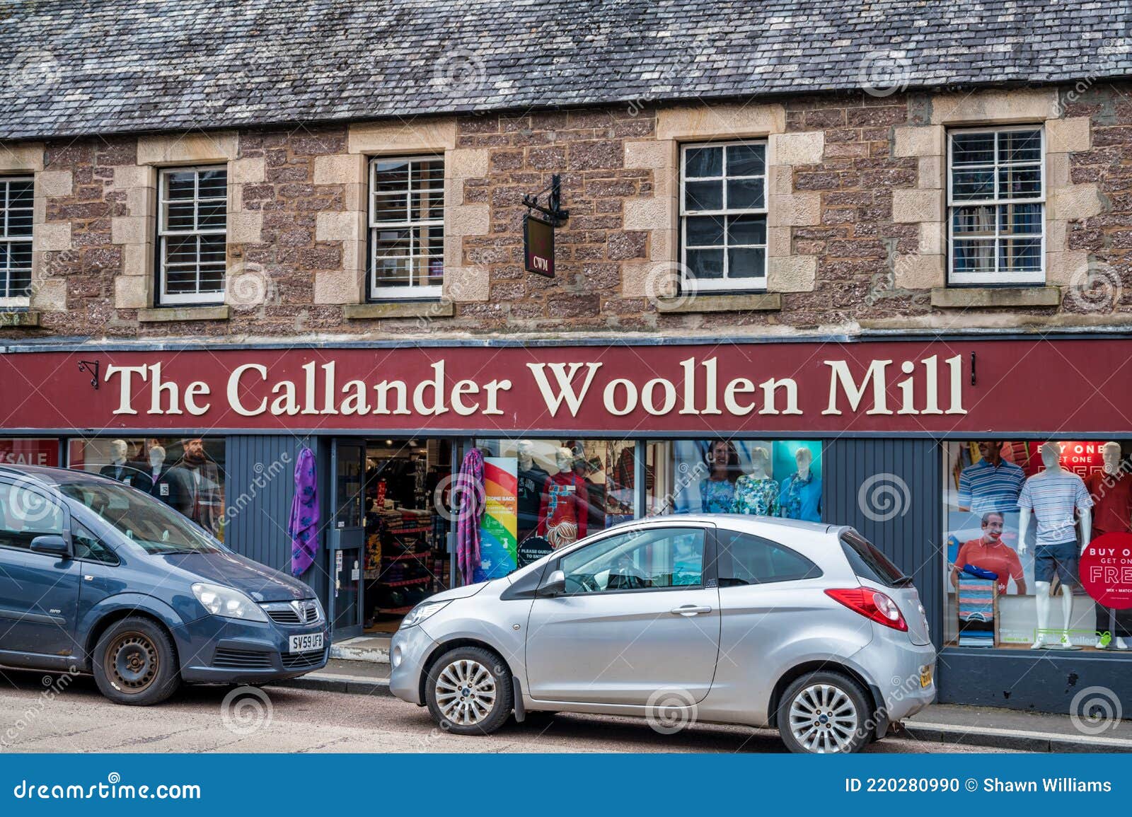 The Callander Woollen Mill editorial image. Image of door - 220280990