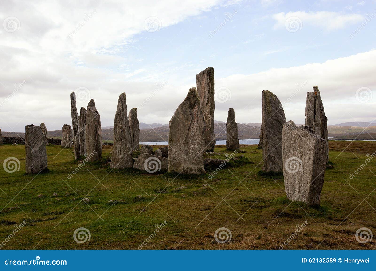 The Callanish Standing Stones Stock Image - Image of eileanan, eilean ...