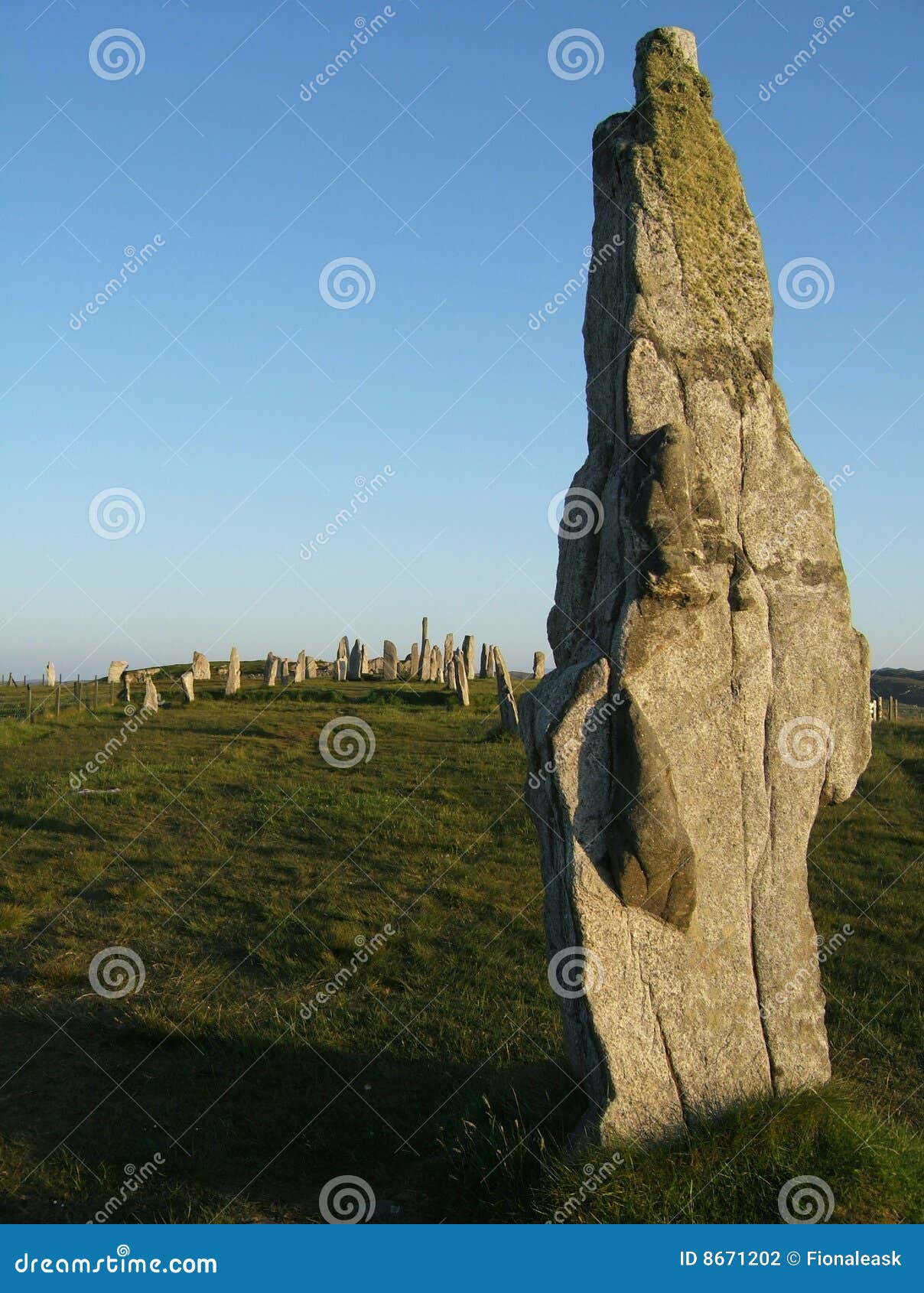 Callanish Standing Stones in Soft Evening Light Stock Photo - Image of ...