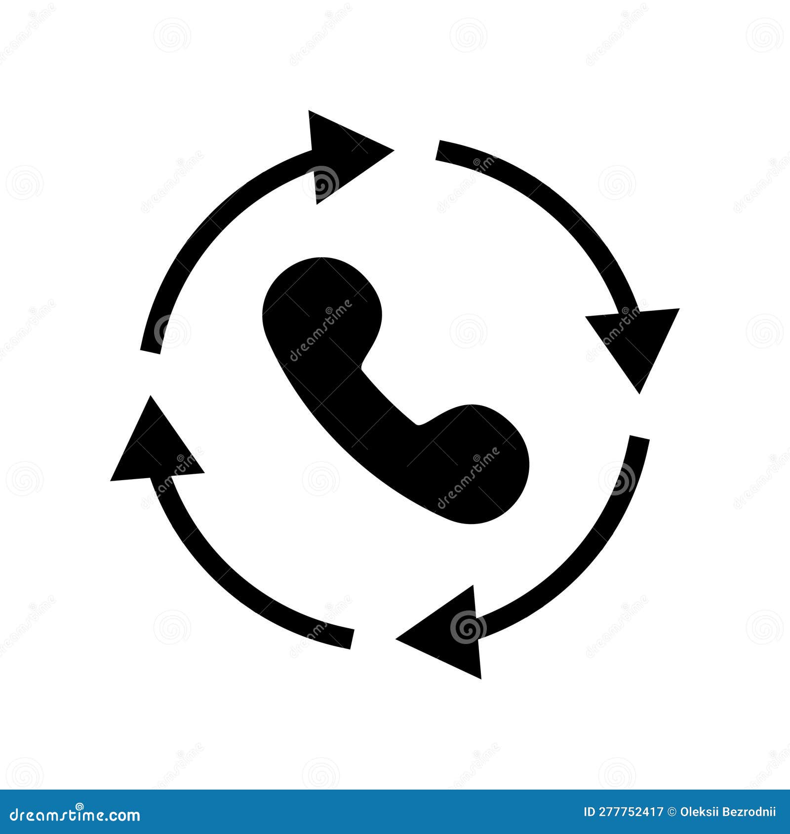 Callback Icon Cell Phone Call Vector Stock Vector - Illustration of ...