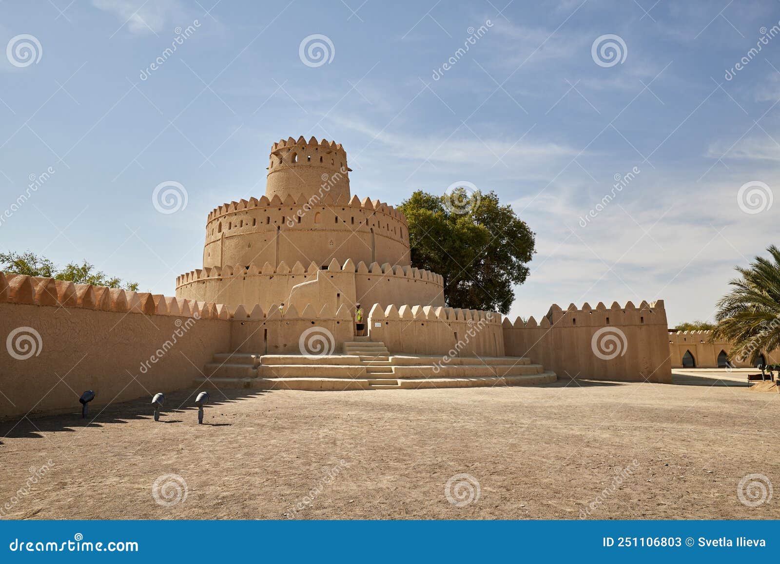 Al Ain Fort stock image. Image of desert, sheikh, nights - 251106803