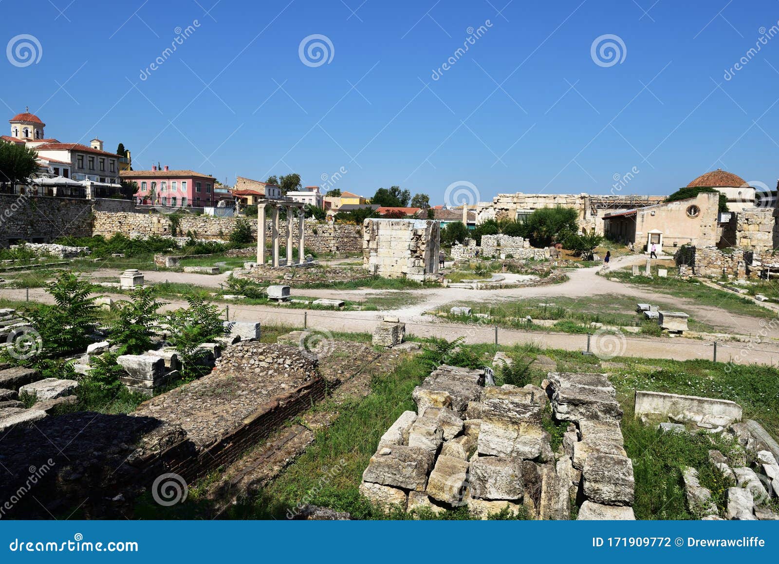 The so-called Pantheon of Athens Editorial Photography - Image of ...