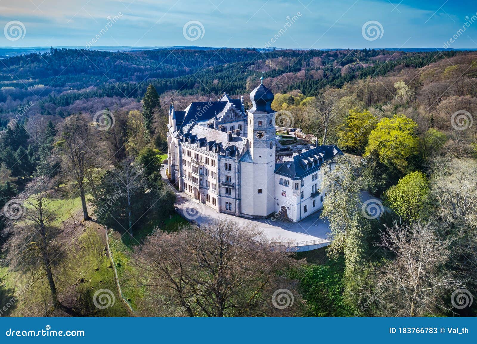 The Callenberg Palace stock image. Image of callenberg - 183766783