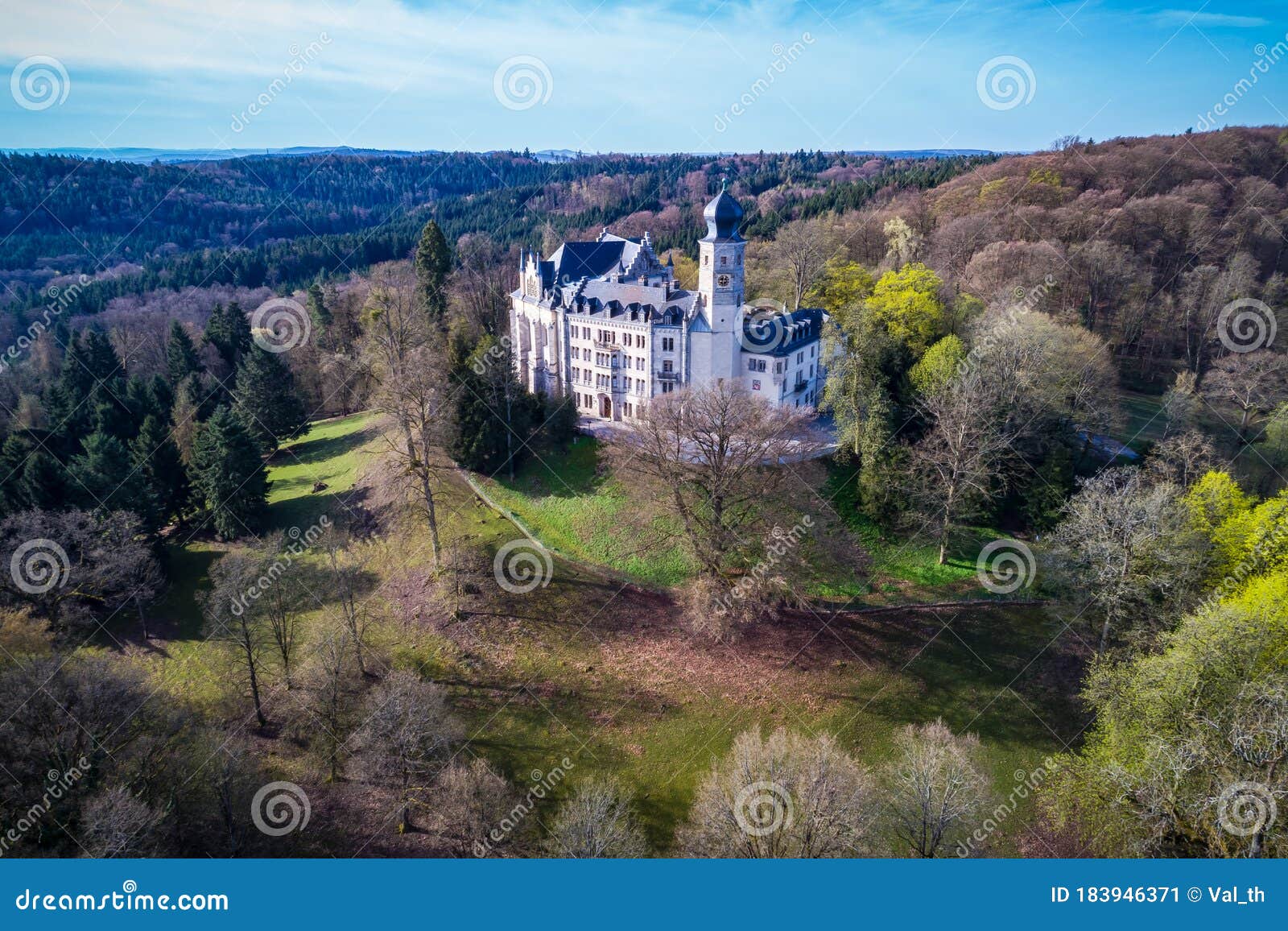 The Callenberg Palace stock image. Image of germany - 183946371