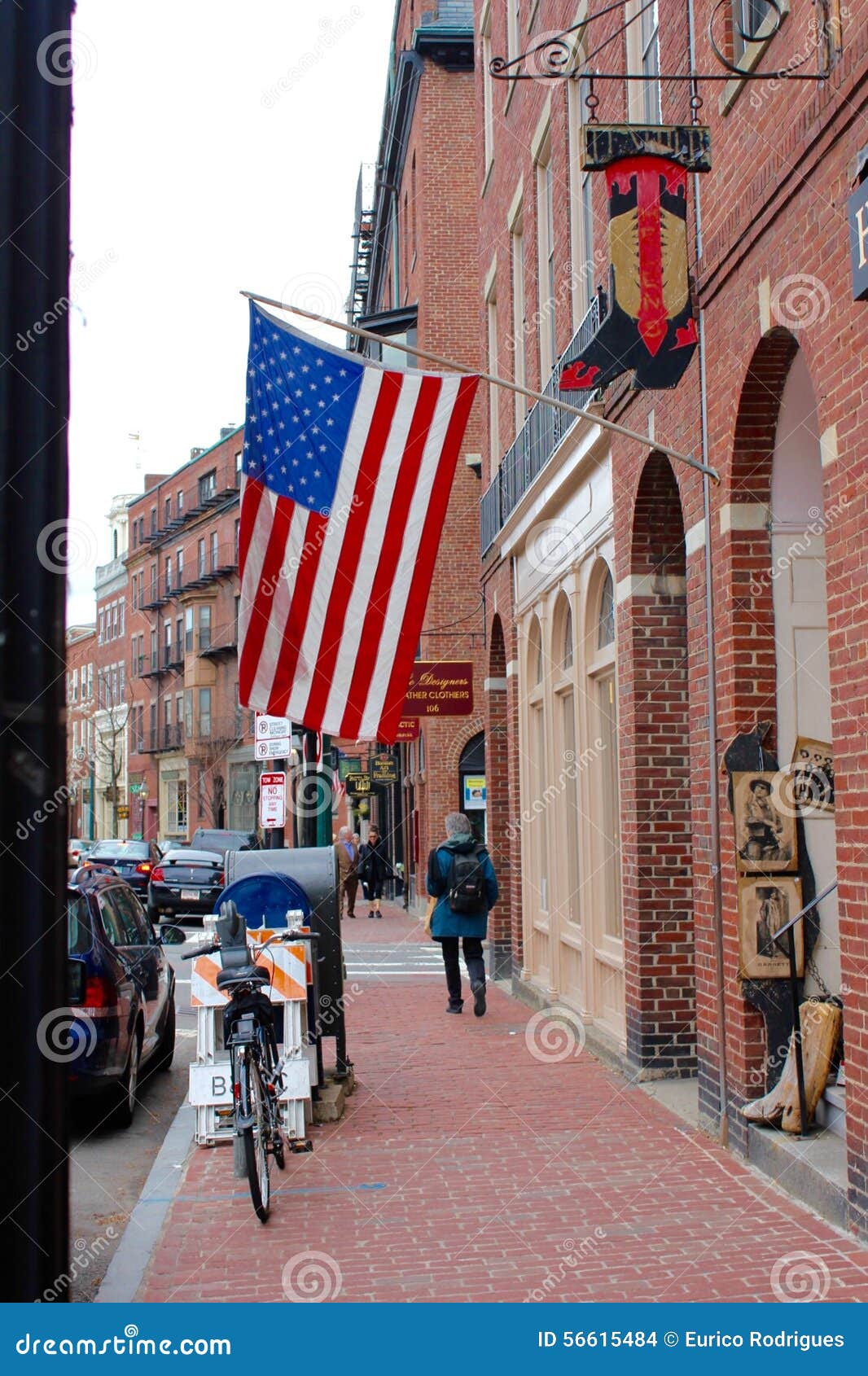 Calles de Boston imagen de archivo editorial. Imagen de calle - 56615484