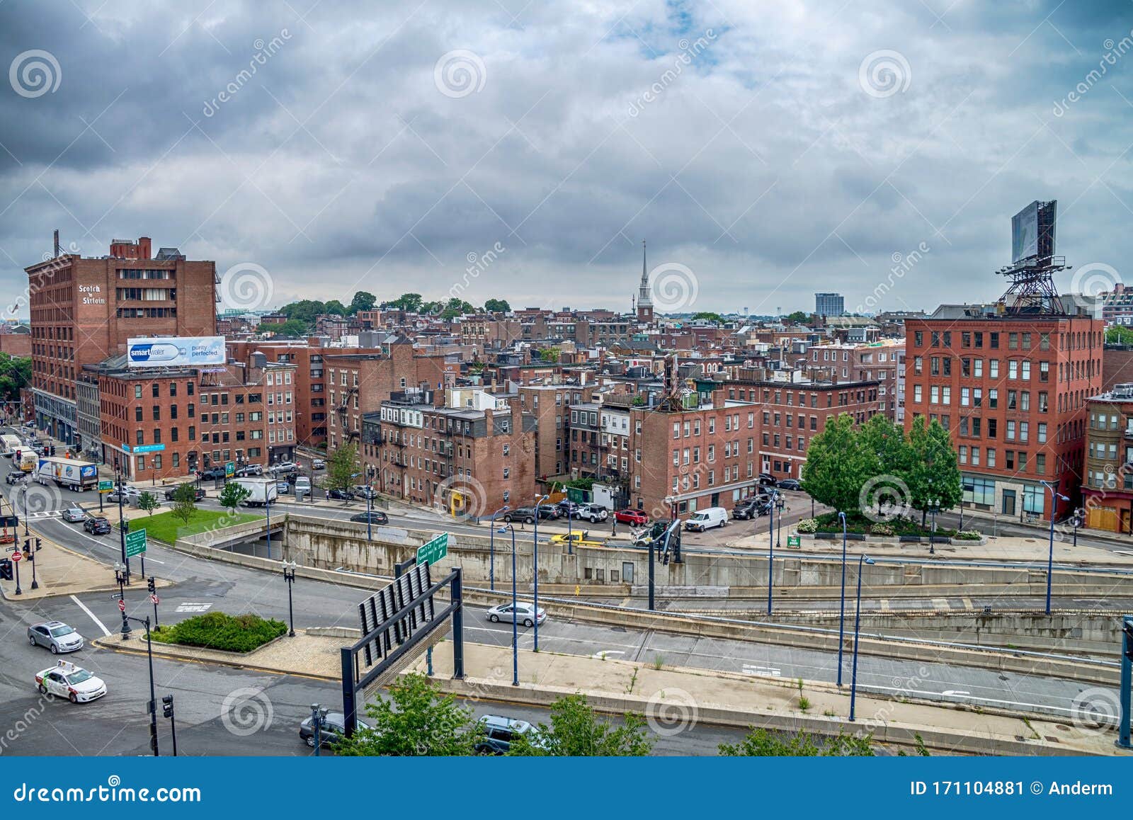 Calles De Boston En Estados Unidos Foto editorial - Imagen de ...