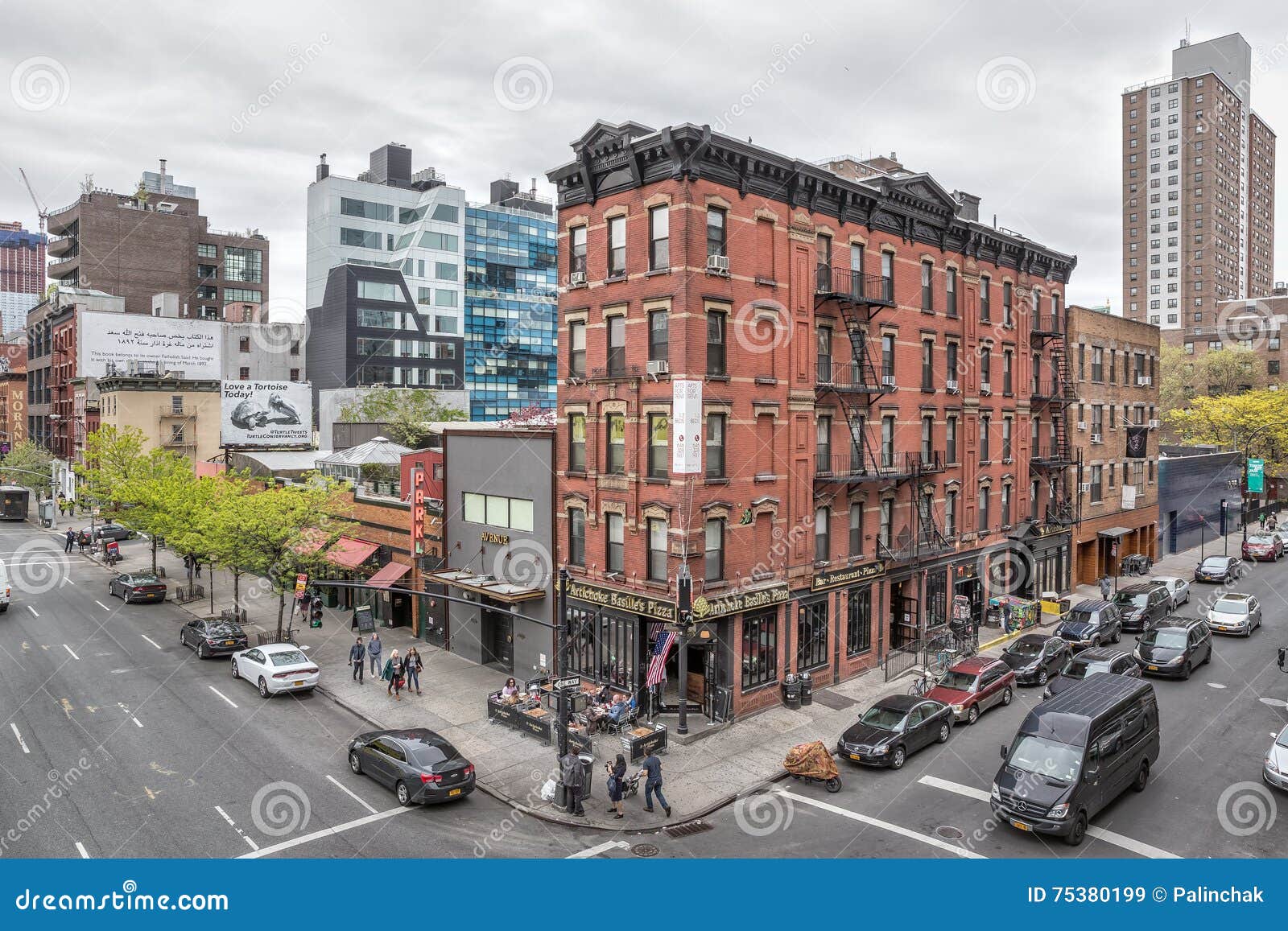 Calles de Manhattan imagen de archivo editorial. Imagen de avenida ...