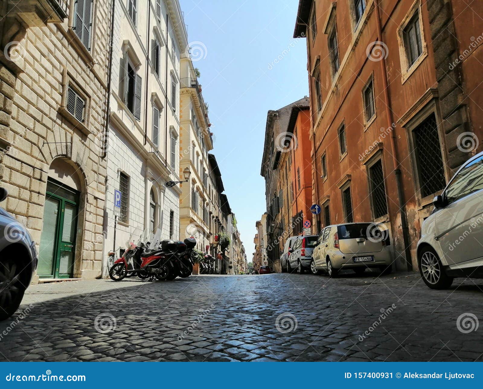 Calles de Roma foto editorial. Imagen de roma, recorrido - 157400931