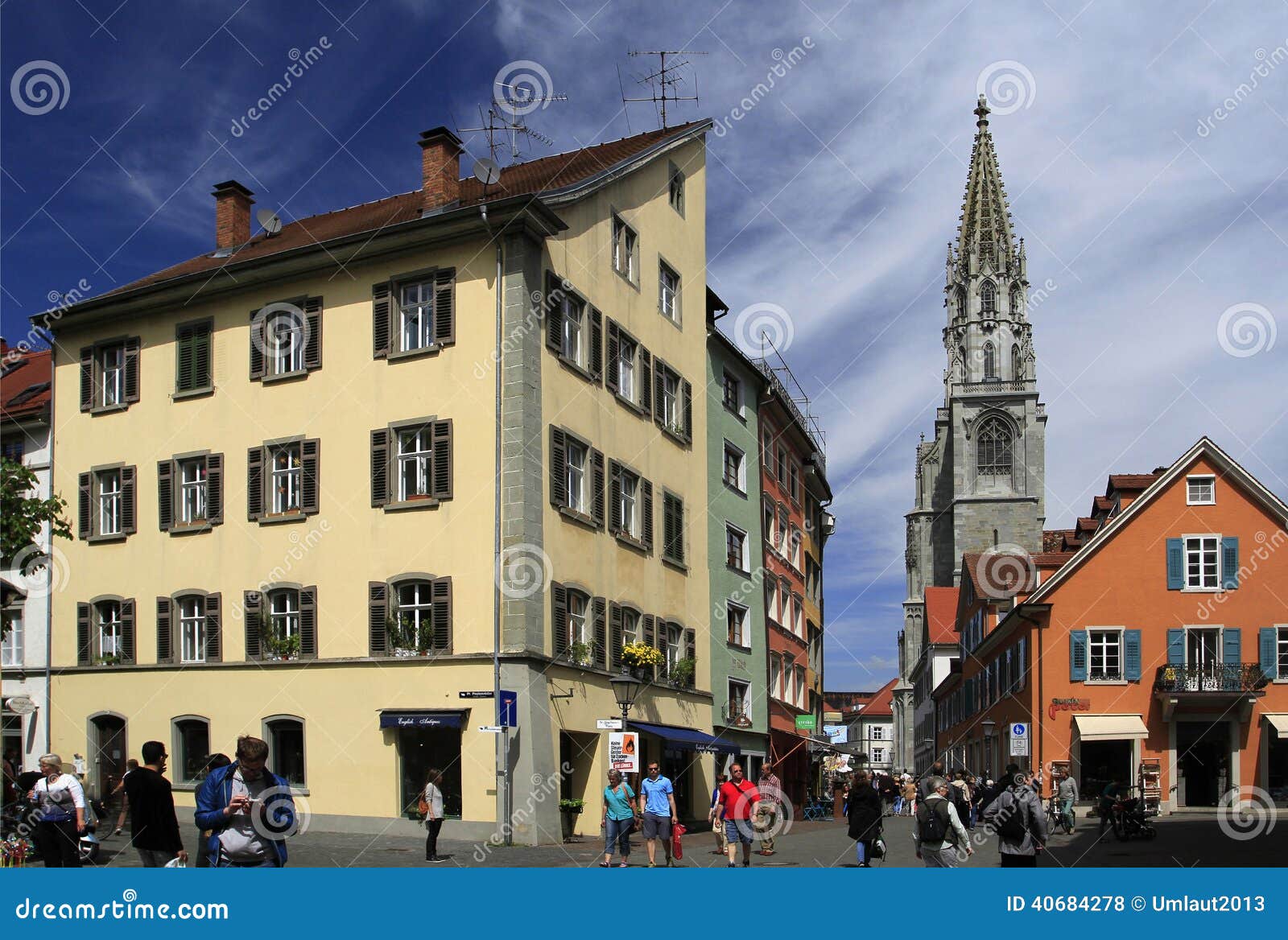Calles Viejas En La Ciudad De Constanza Foto de archivo editorial ...