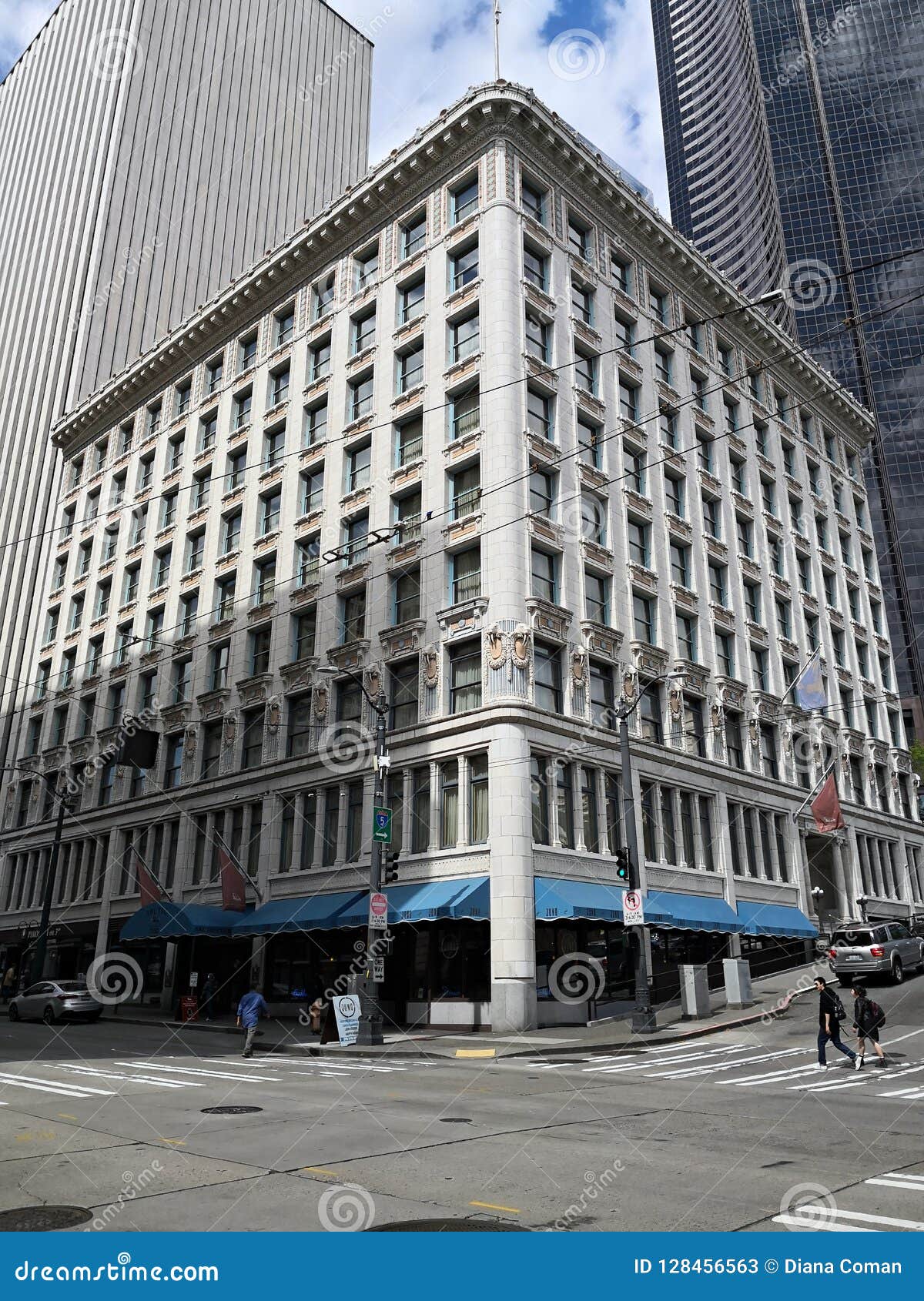 Calles Y Edificios De Seattle Foto de archivo editorial - Imagen de ...