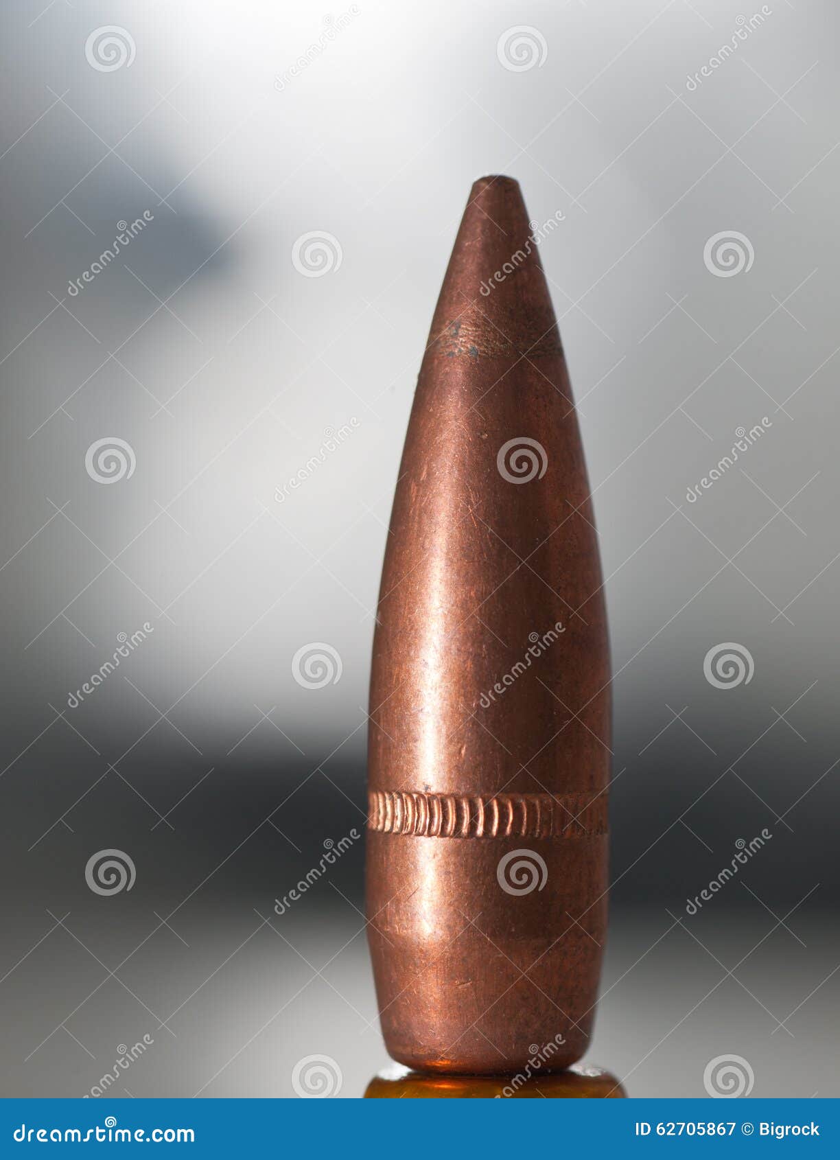 .30 Calliber Boat Tail Bullet Stock Image - Image of target, danger ...