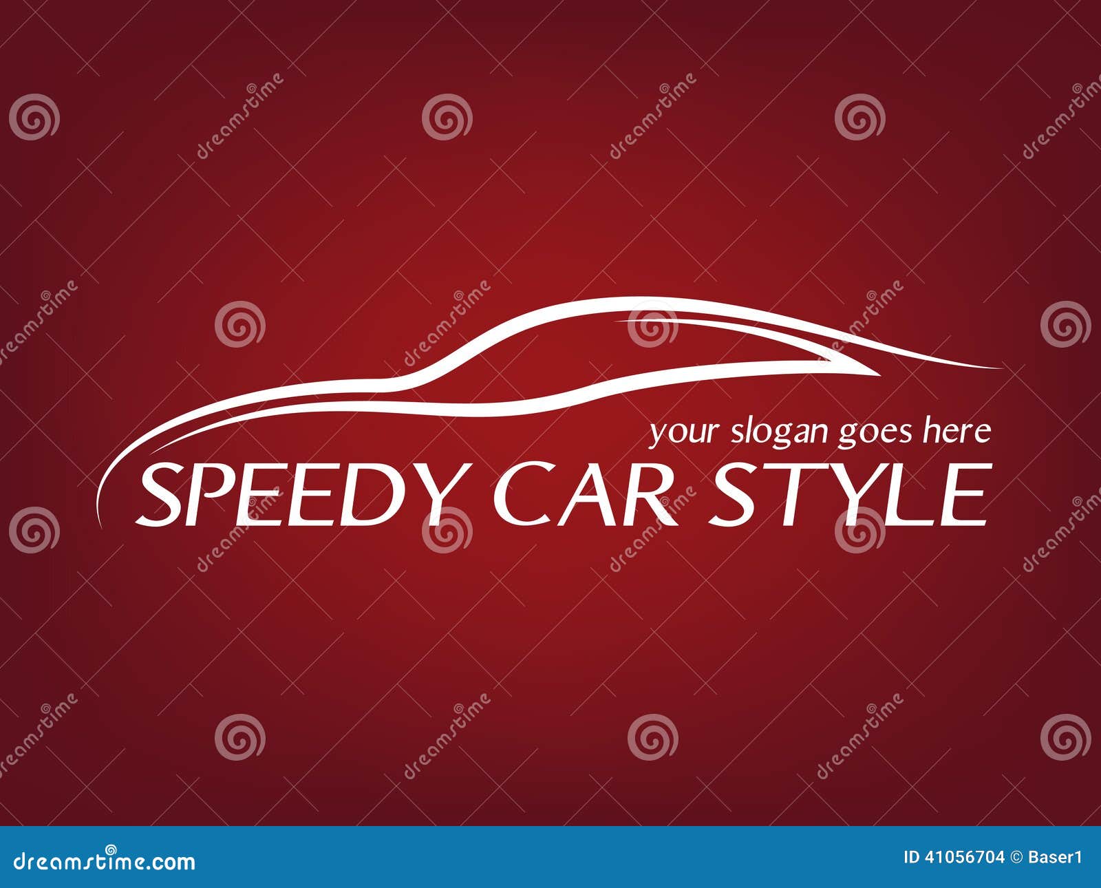 Calligraphic car logo stock vector. Illustration of environment - 41056704