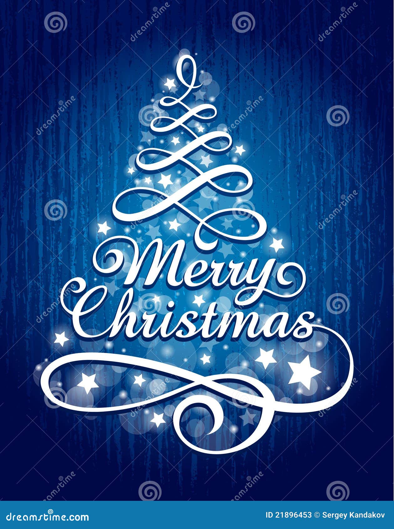 Calligraphic Christmas Lettering Stock Vector - Illustration of ...