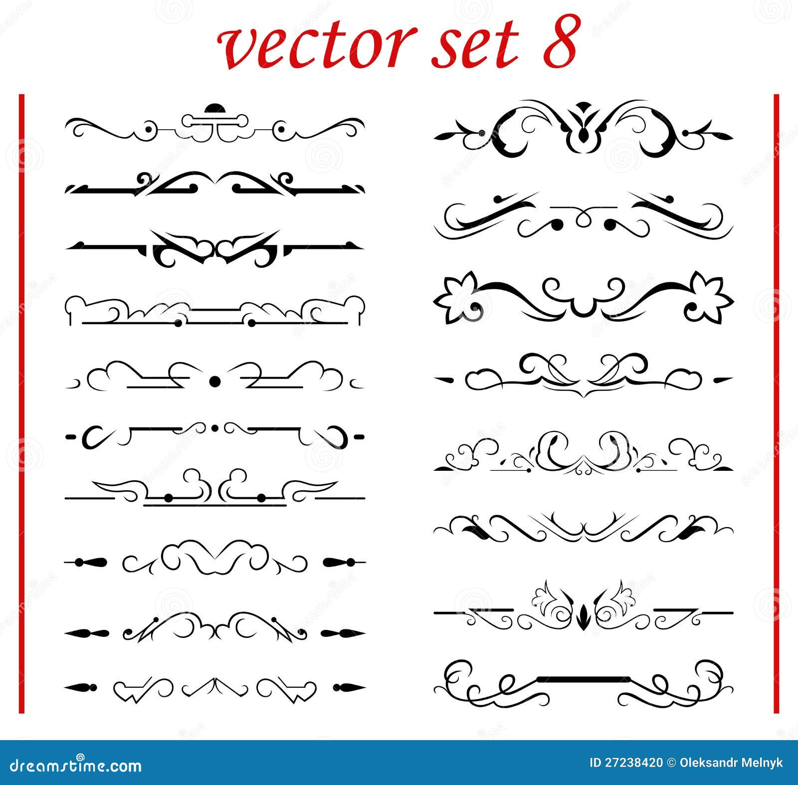 Calligraphic Design Elements and Page Decoration - Stock Vector ... Calligraphic Design Elements and Page Decoration - Stock Vector ...