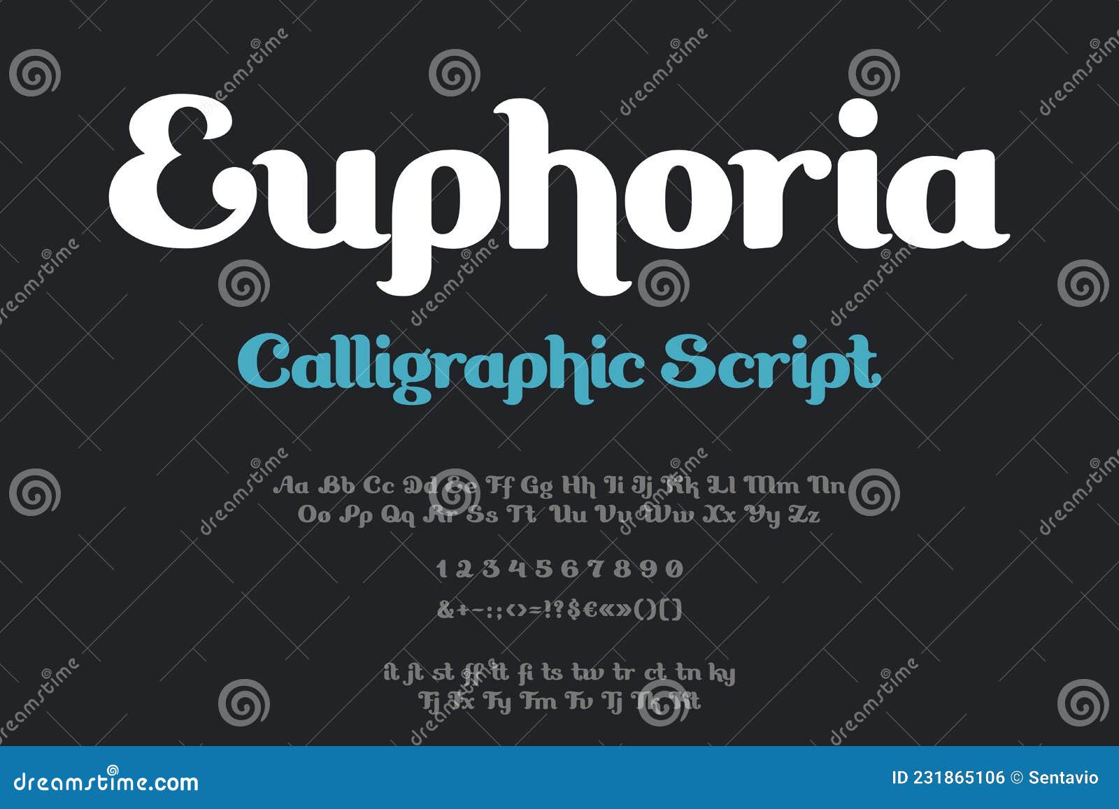 Calligraphic Font Script Vector Design. Lettering Typography ...
