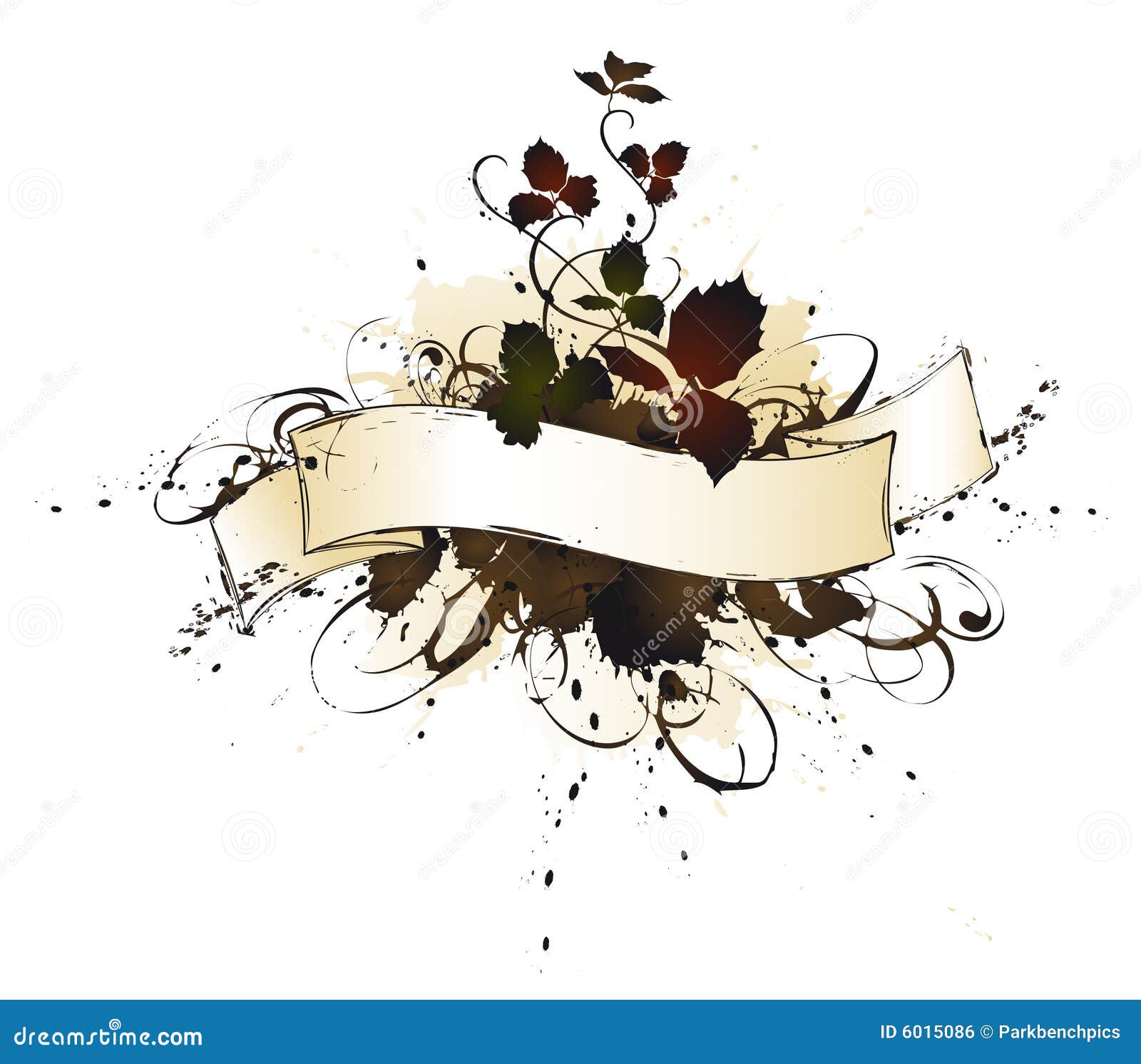 Calligraphic Grunge Autumn-banner Stock Vector - Illustration of ...