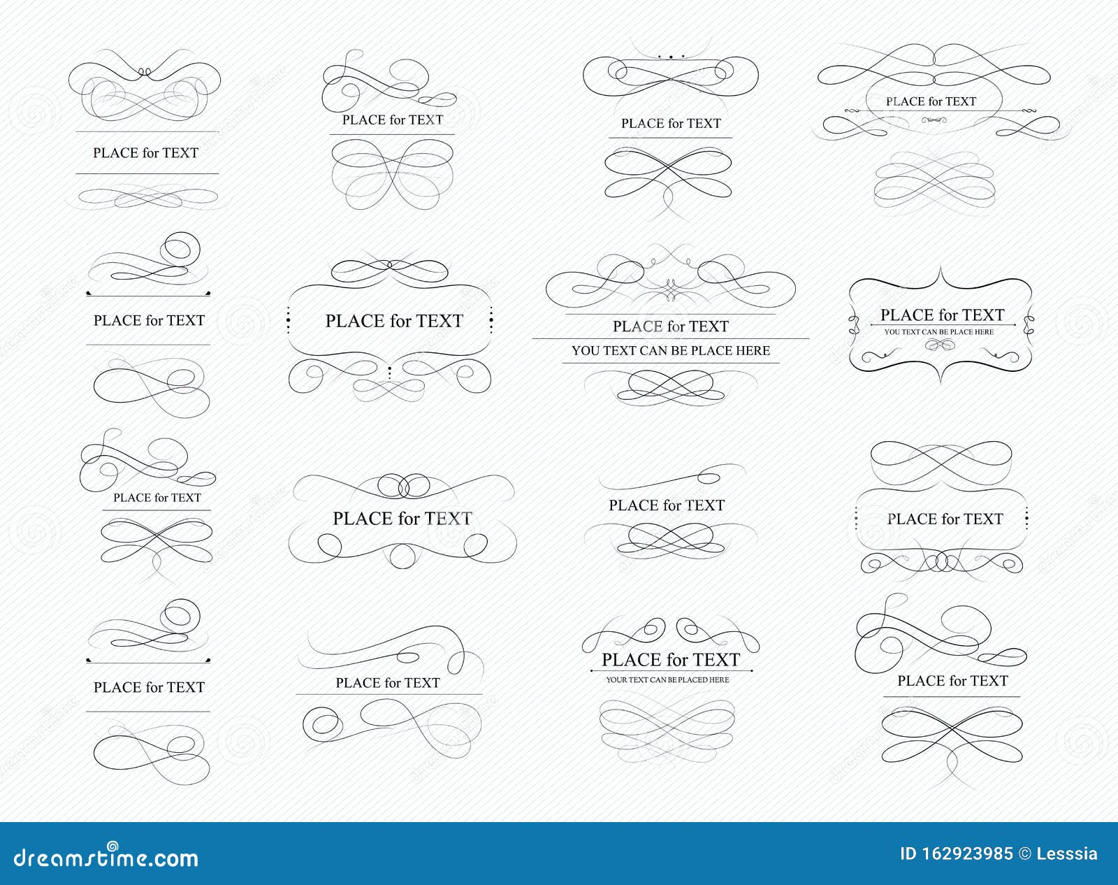 Swirl Scroll Element. Vintage Decor Element, Wicker Vector Line ...