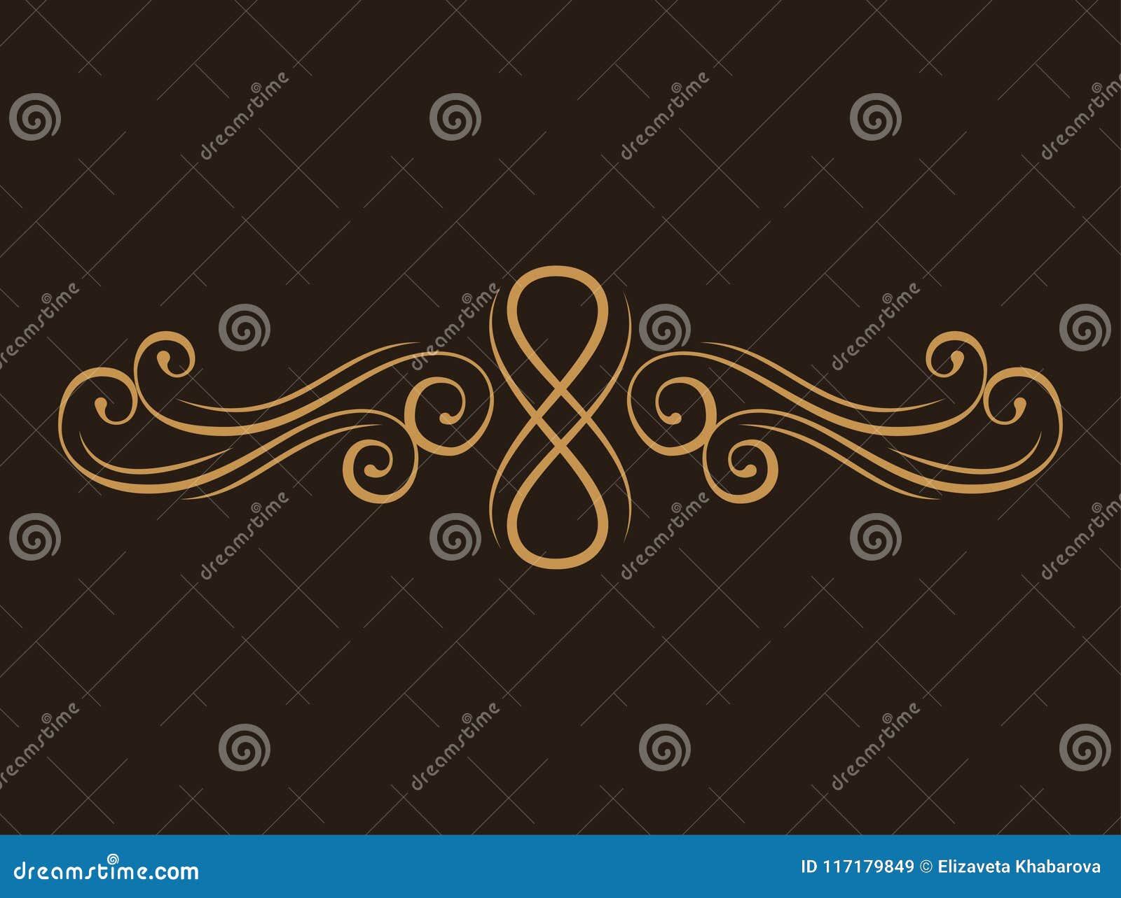 Calligraphic Page Divider. Swirls, Scroll Filigree Design Element. Page ... Calligraphic Page Divider. Swirls, Scroll Filigree Design Element. Page ...