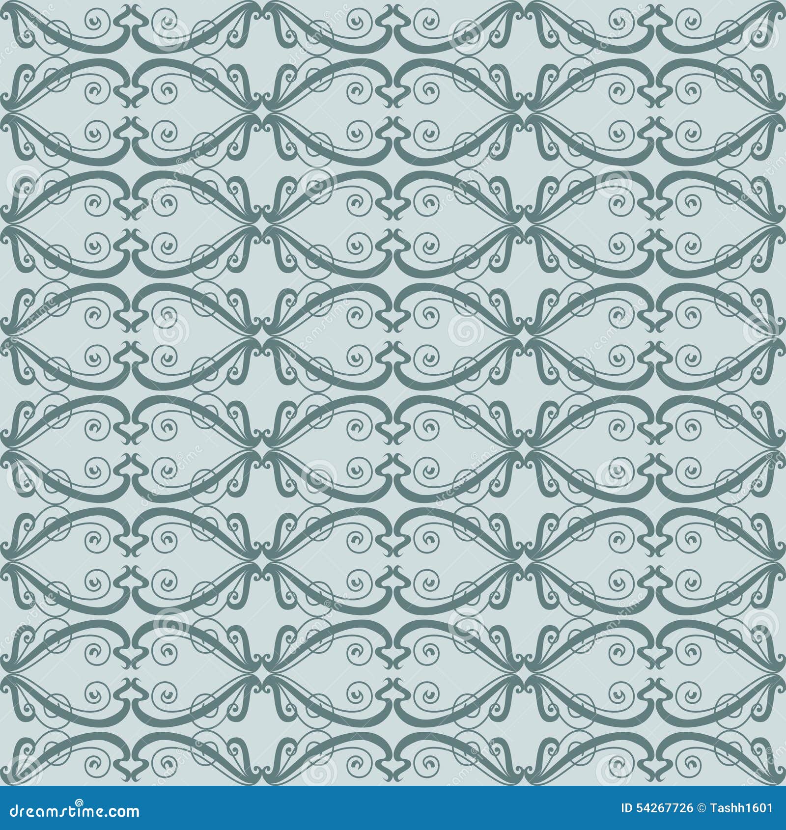 Calligraphic Seamless Background Stock Vector - Illustration of objects ...