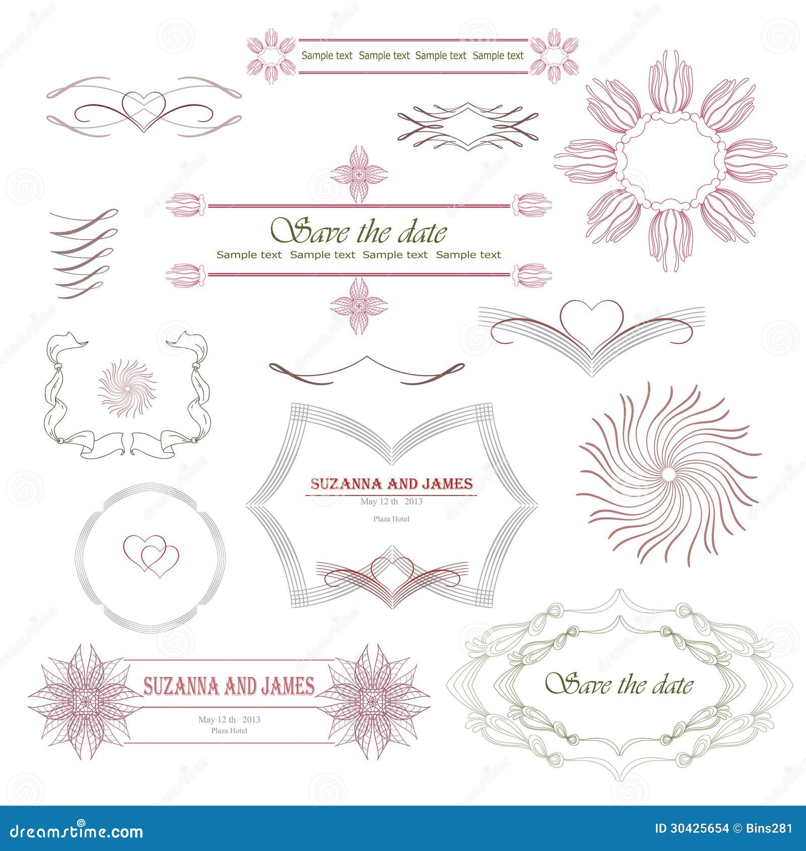 Calligraphic vignette stock vector. Illustration of save - 30425654