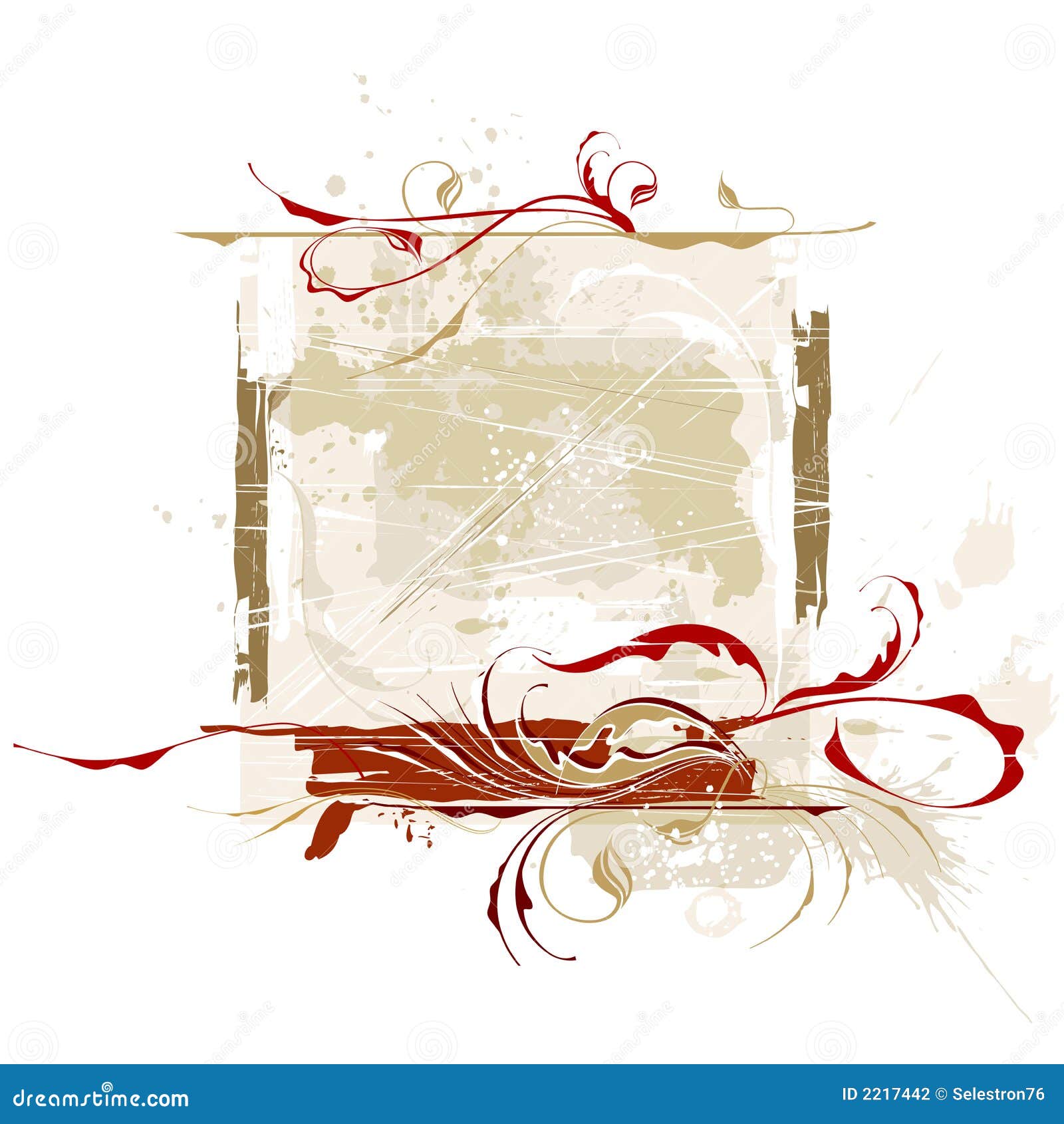 Calligraphic Vintage Grunge Stock Vector - Illustration of abstract ...