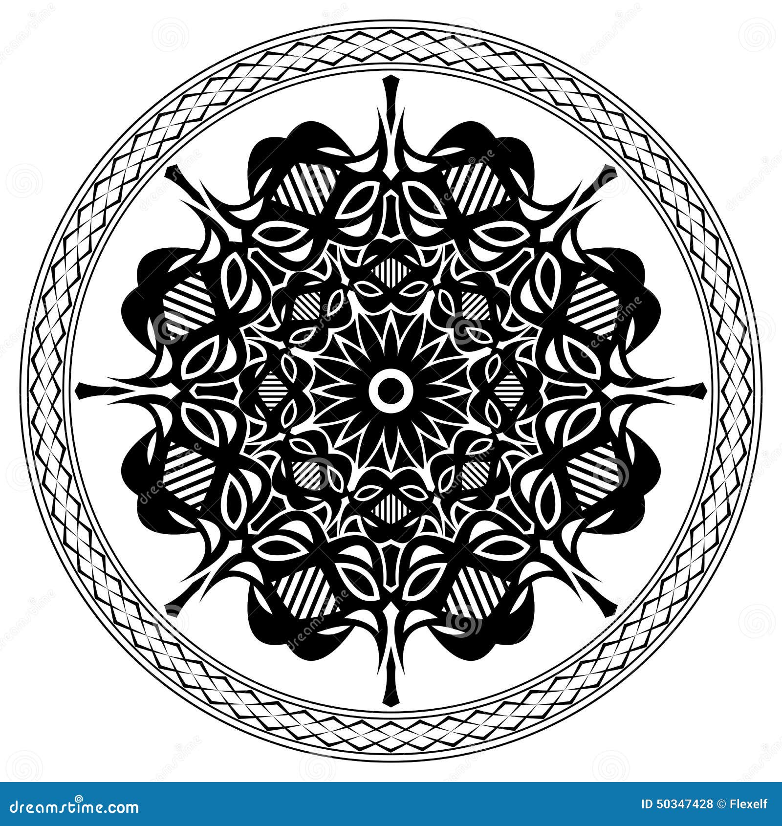 Calligraphical star stock vector. Illustration of design - 50347428