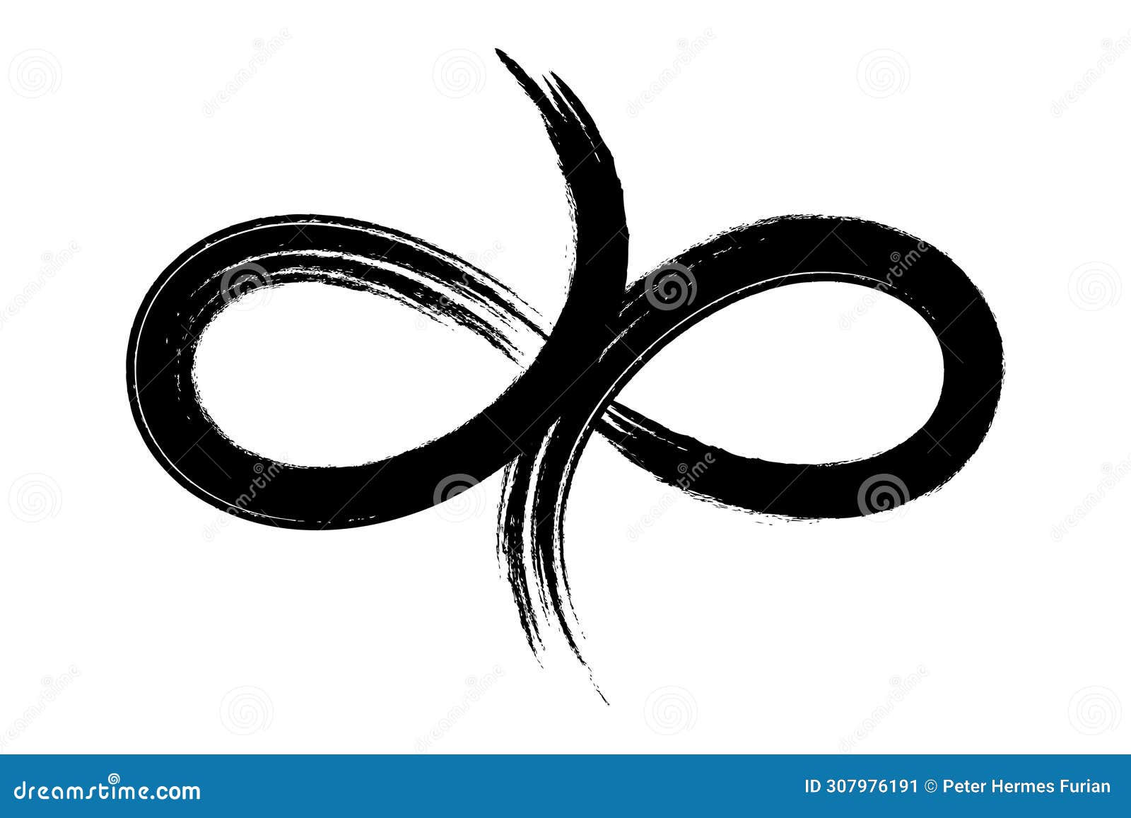 Calligraphic Eternity Symbol, Lying Eight, Infinity Loop or Lucky ...