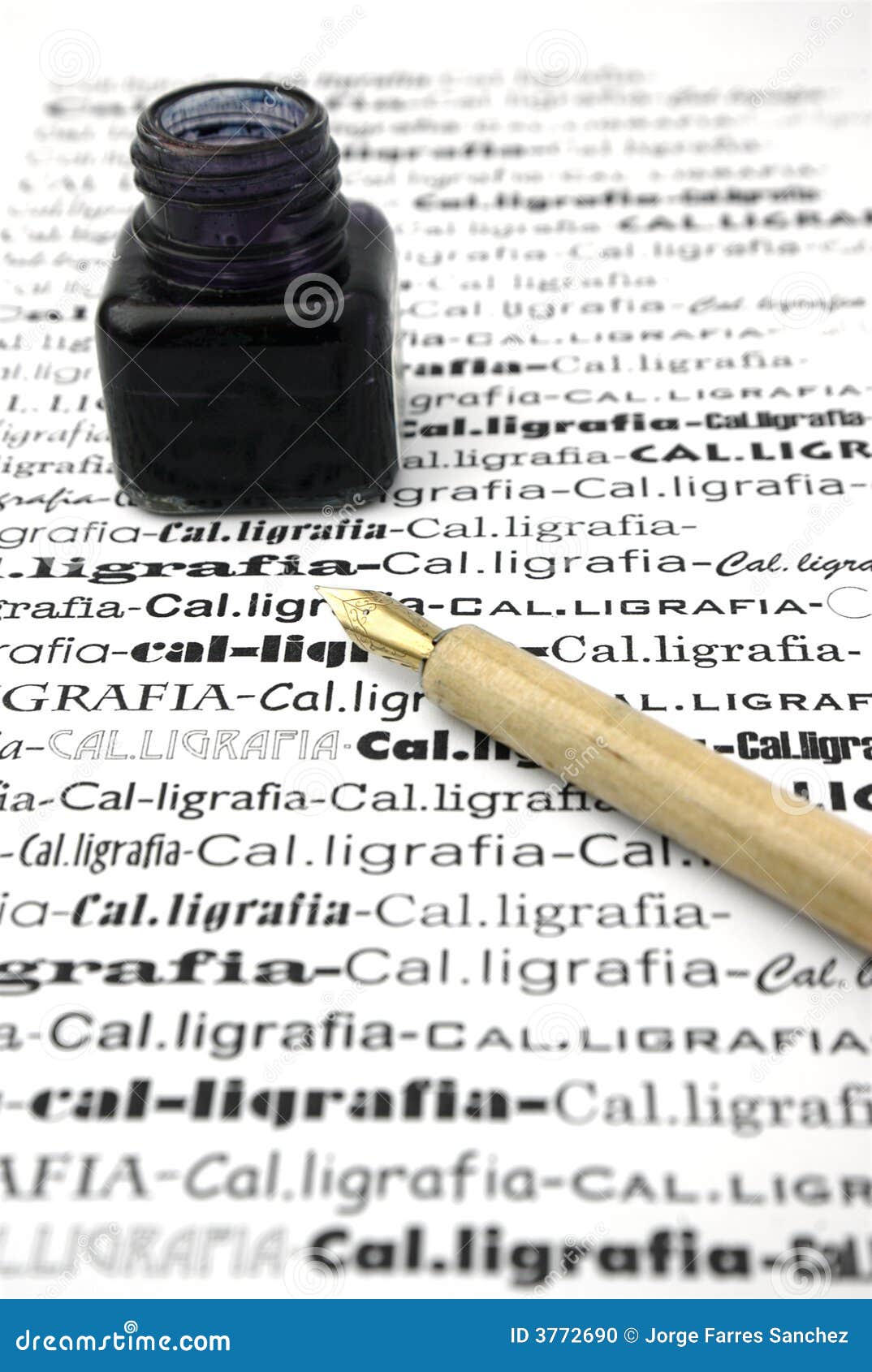 Calligraphy stock photo. Image of creativity, calligraphy - 3772690