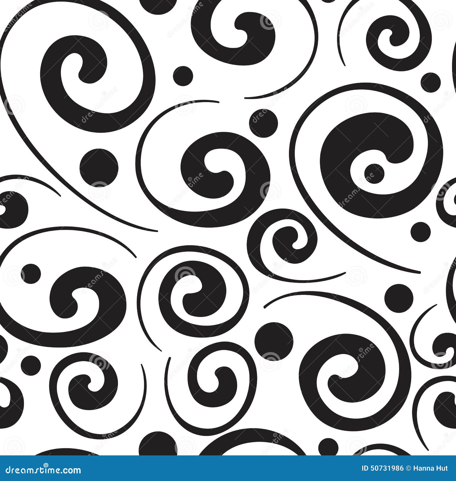 Calligraphy Abstrarktly Seamless Background from Curves, Pattern Stock ...